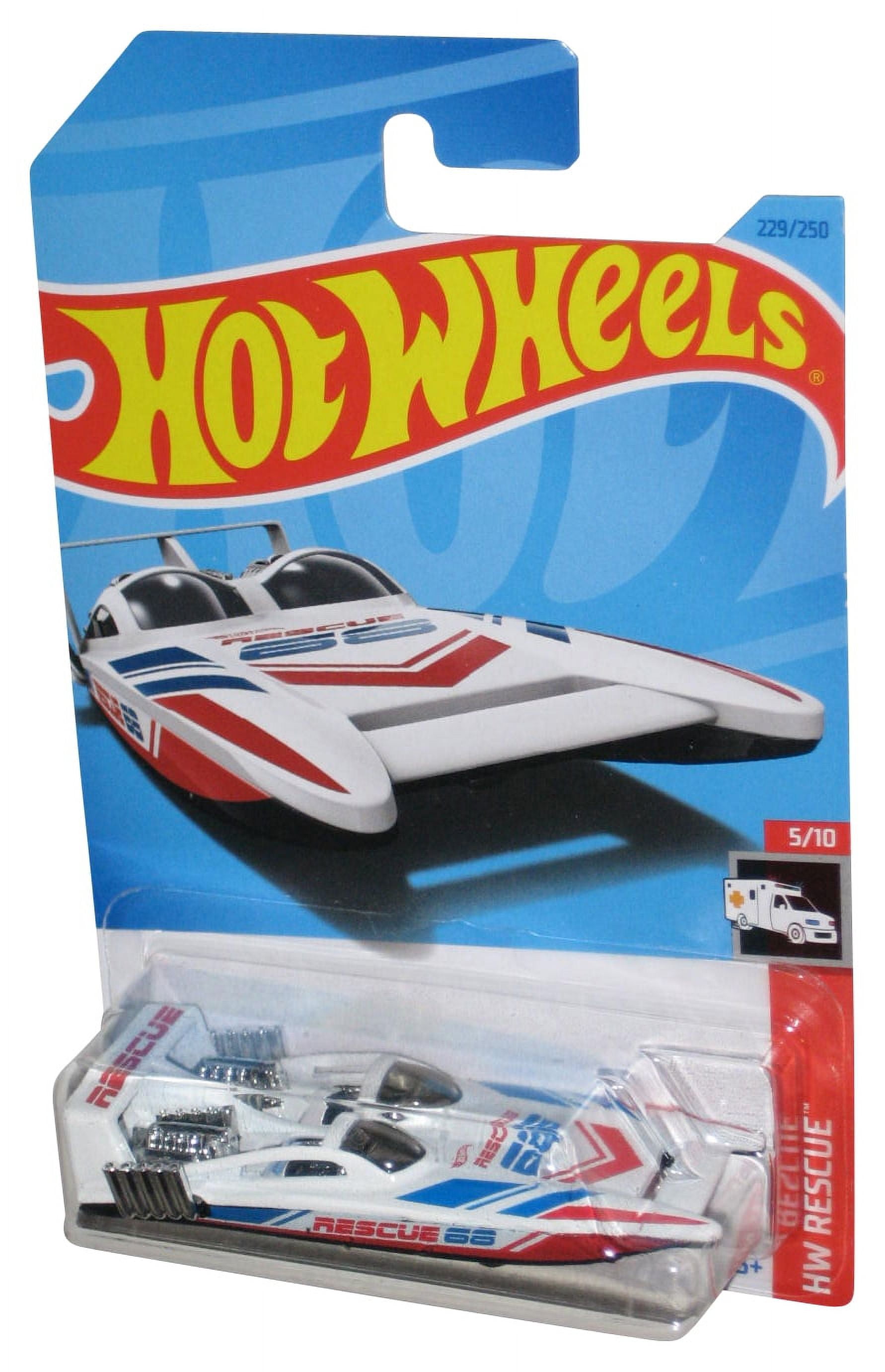 Hot Wheels HW Rescue 5/10 (2021) White H2GO Toy Boat 229/250 - Walmart.com