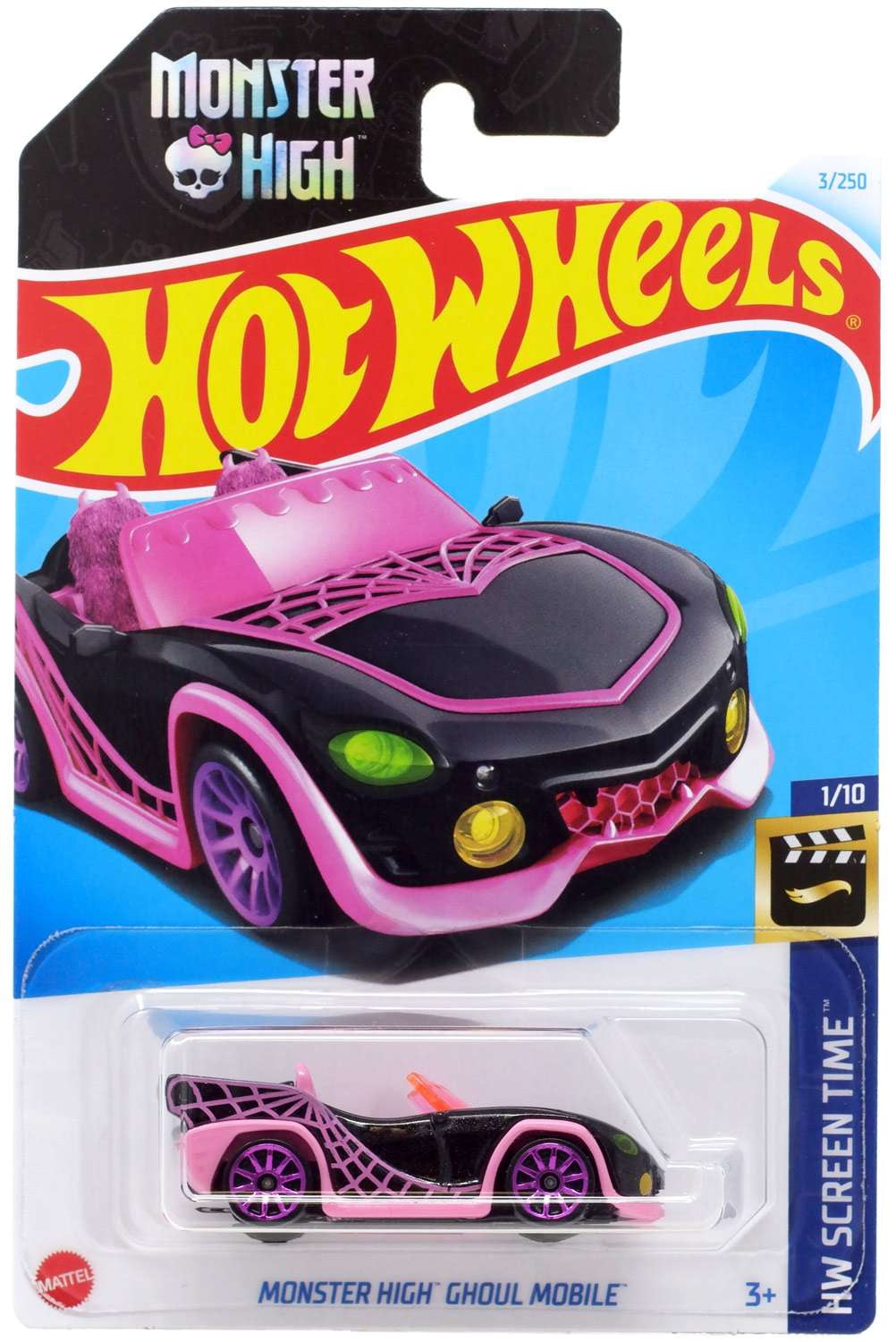 Hot Wheels HW Screen Time Monster High Ghoul Mobile Diecast Car ...