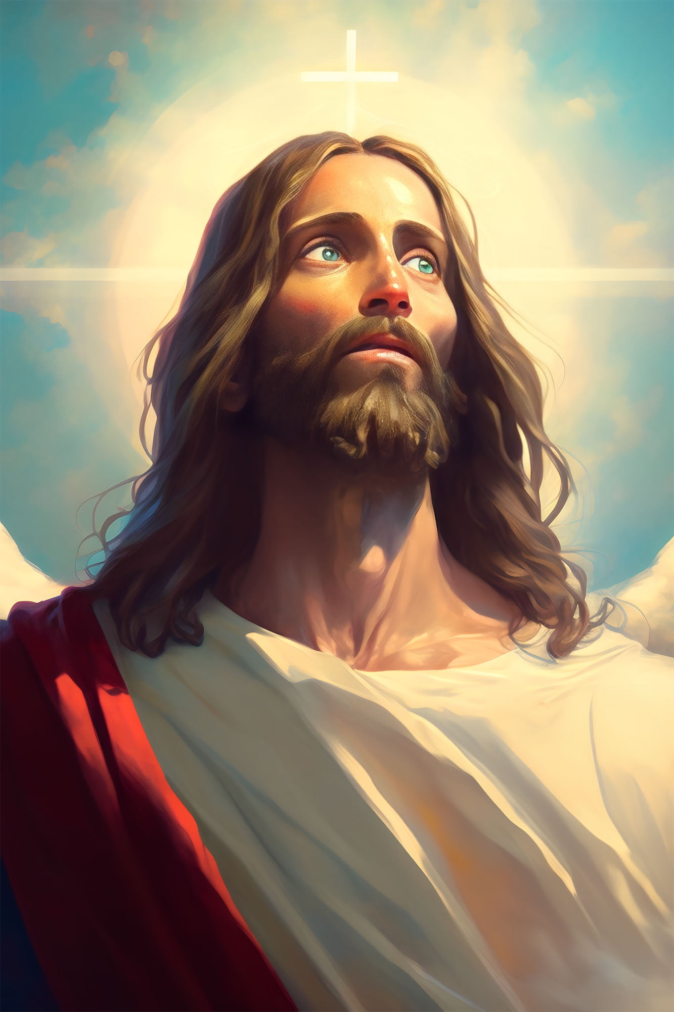 24x36 gallery poster, Jesus Christ Anime Artwork - Walmart.com