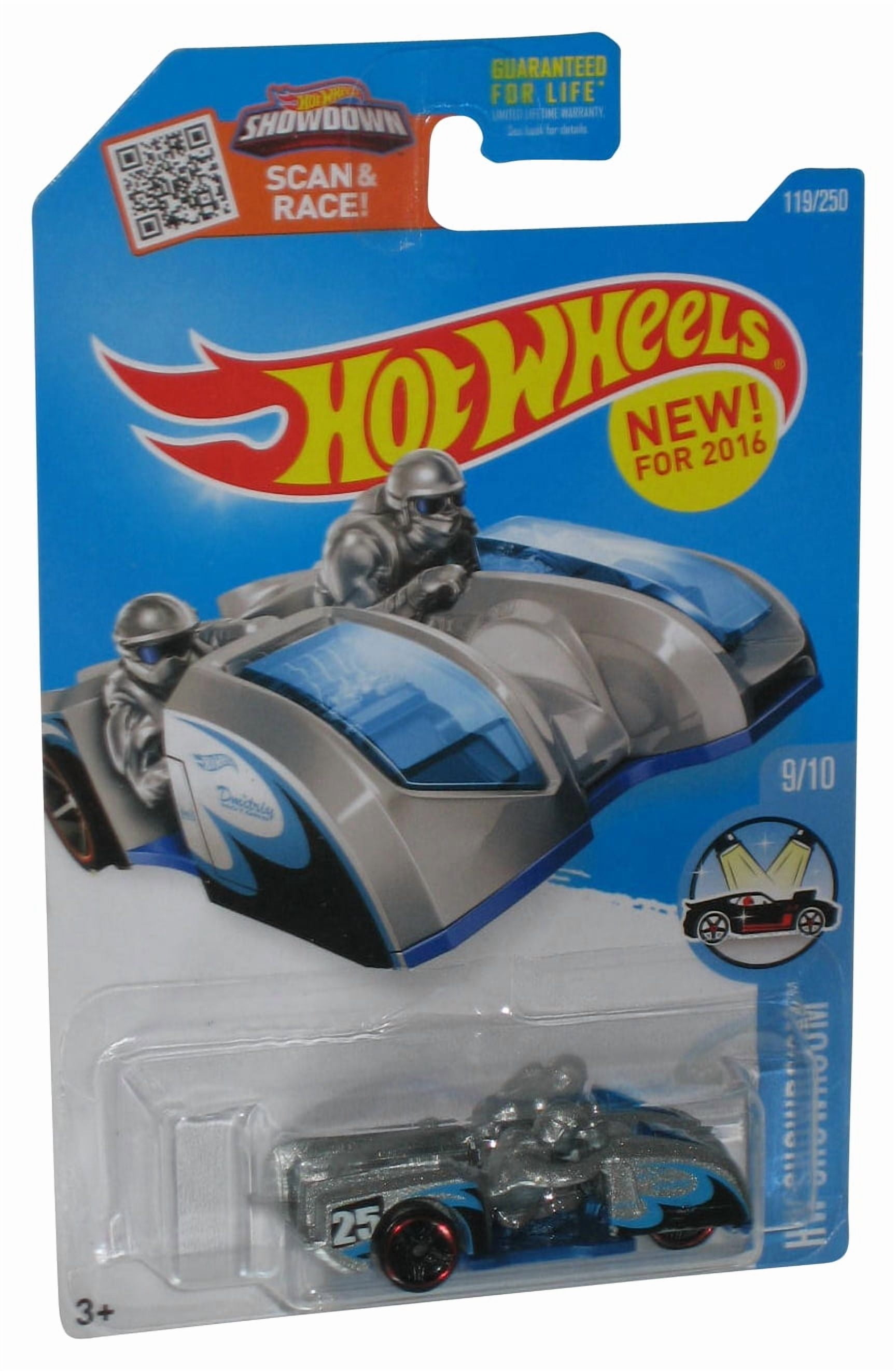 Hot Wheels HW Showroom 9/10 (2015) Silver & Blue Side Ripper Toy Car ...