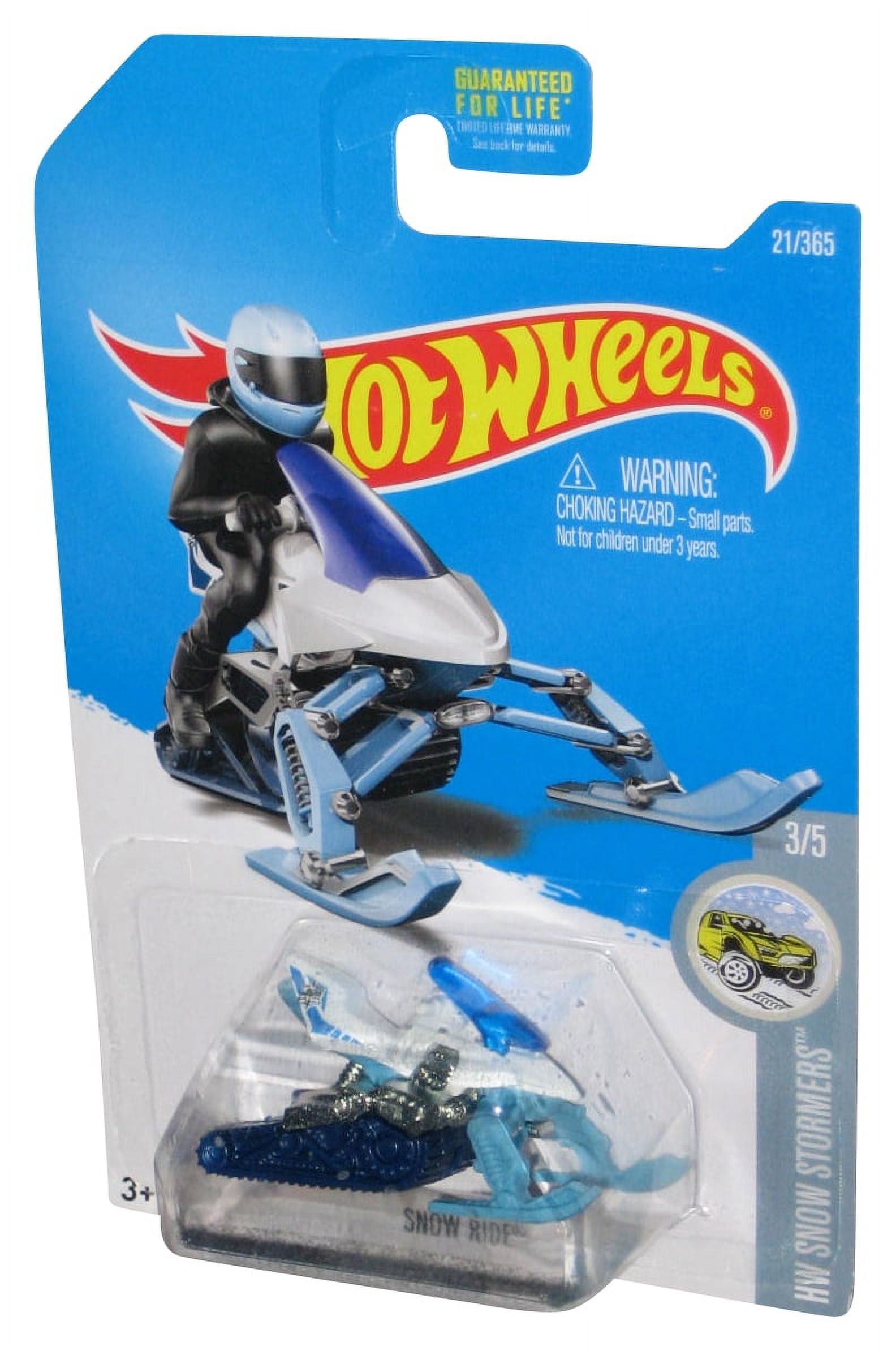 Hot Wheels HW Snow Stormers 3/5 (2015) Blue & White Snow Ride 21/365 ...