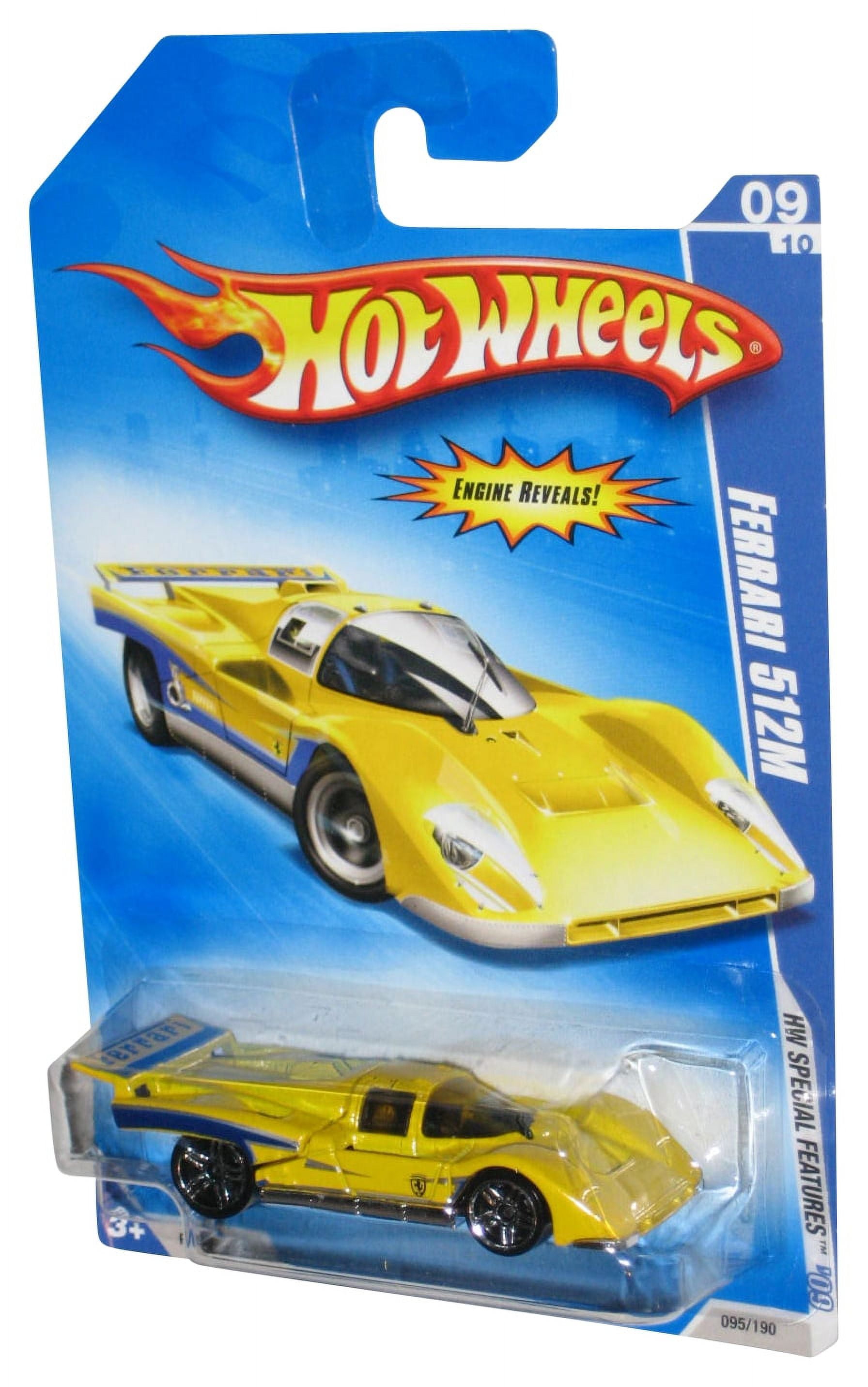 Hot Wheels HW Special Features '09 Yellow Ferrari 512M Toy Car 095/190 ...