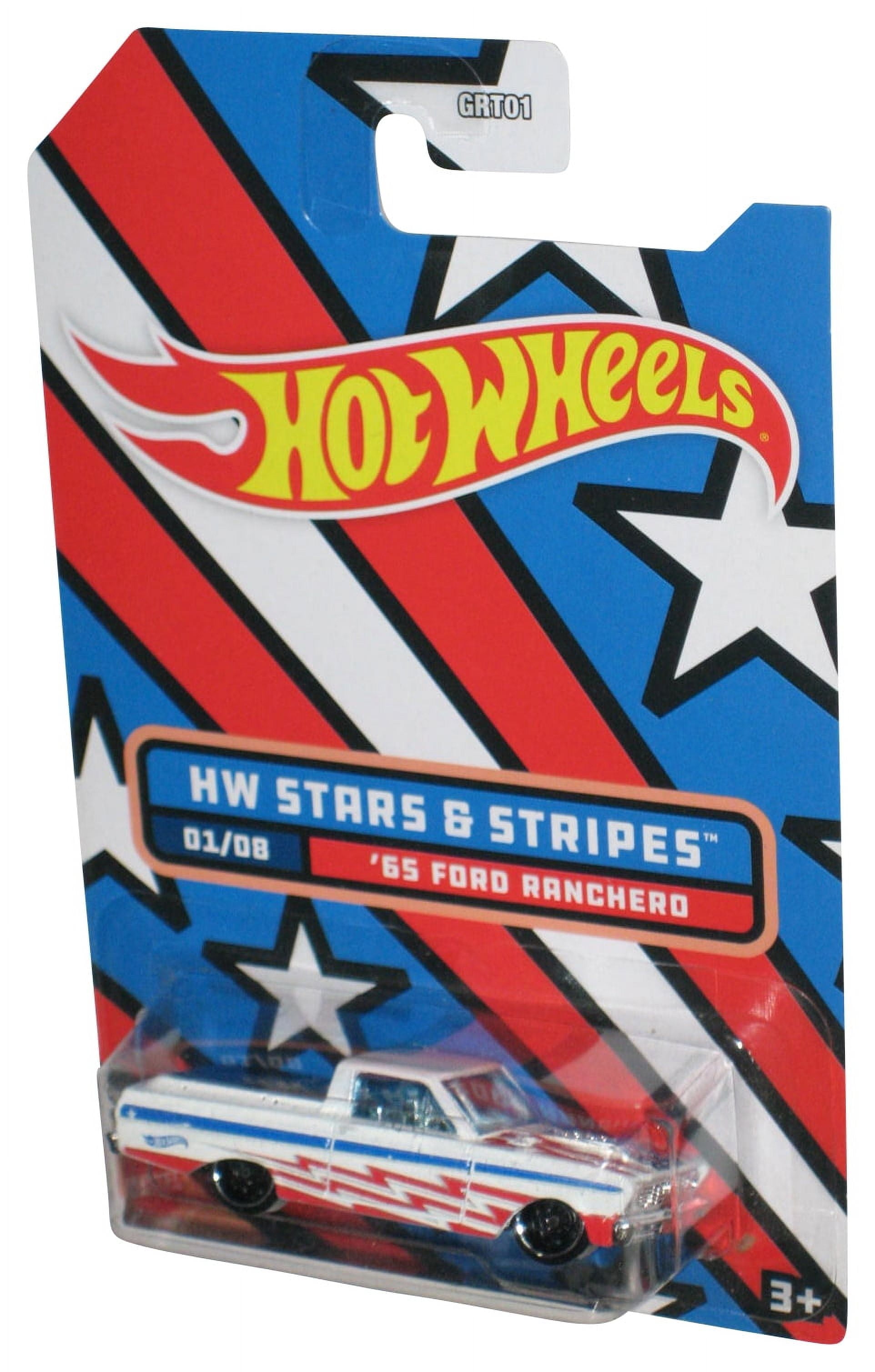 Hot Wheels HW Stars & Stripes (2021) White '65 Ford Ranchero Toy Truck ...