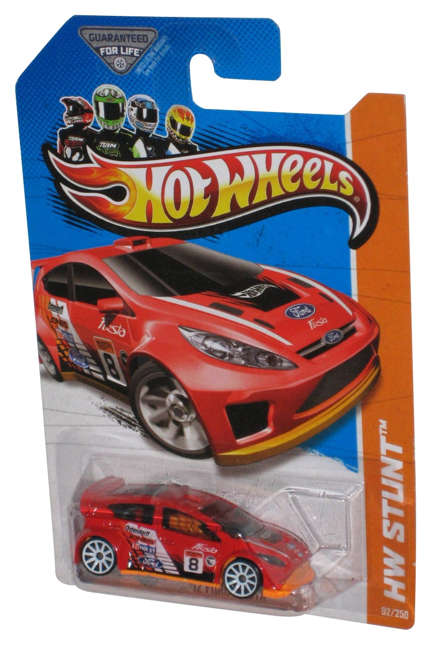 Hot Wheels HW Stunt (2012) Red '12 Ford Fiesta Toy Car 92/250 - Walmart.com