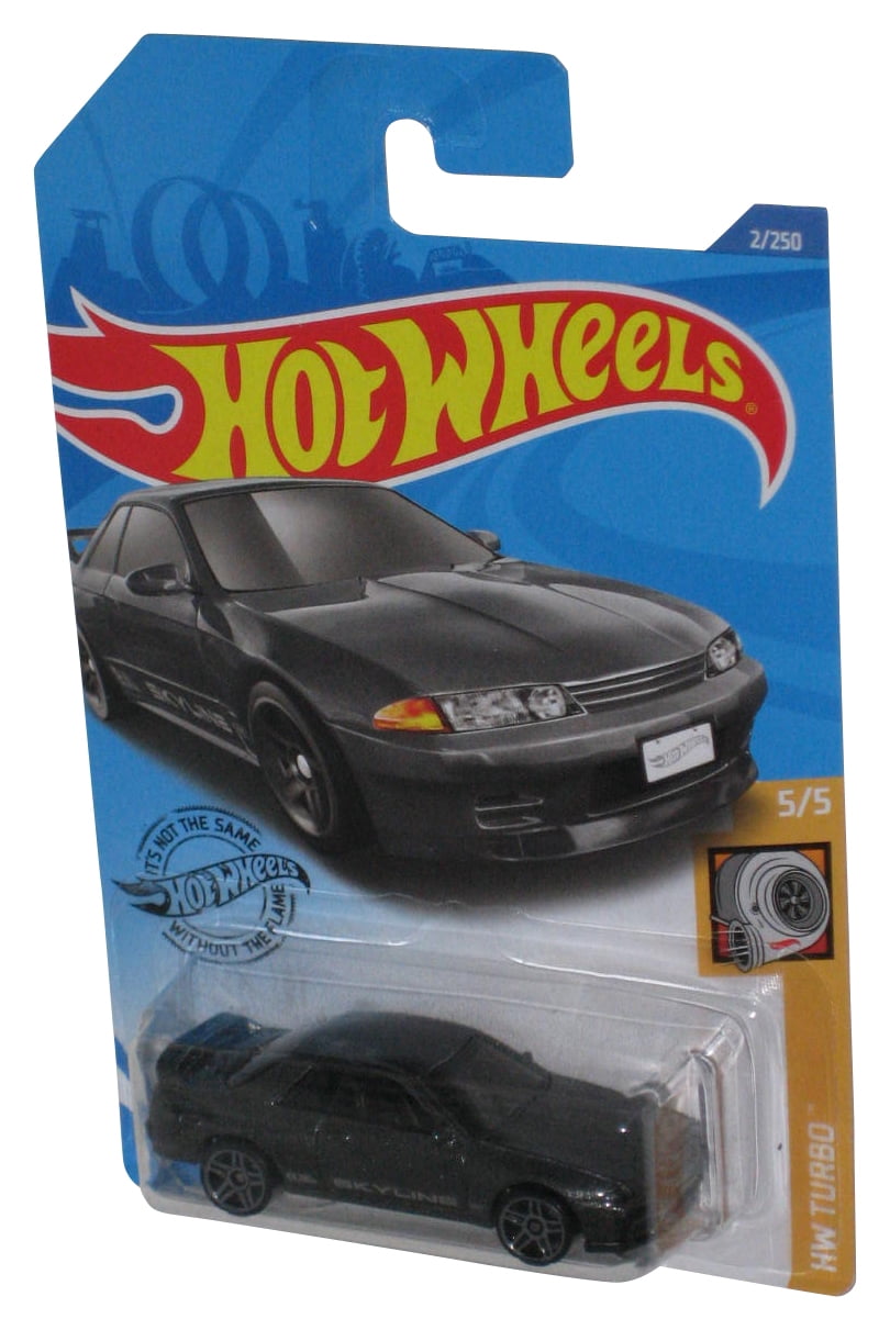 Hot Wheels HW Turbo 5/5 (2018) Black Nissan Skyline GT-R BNR32 Toy Car ...