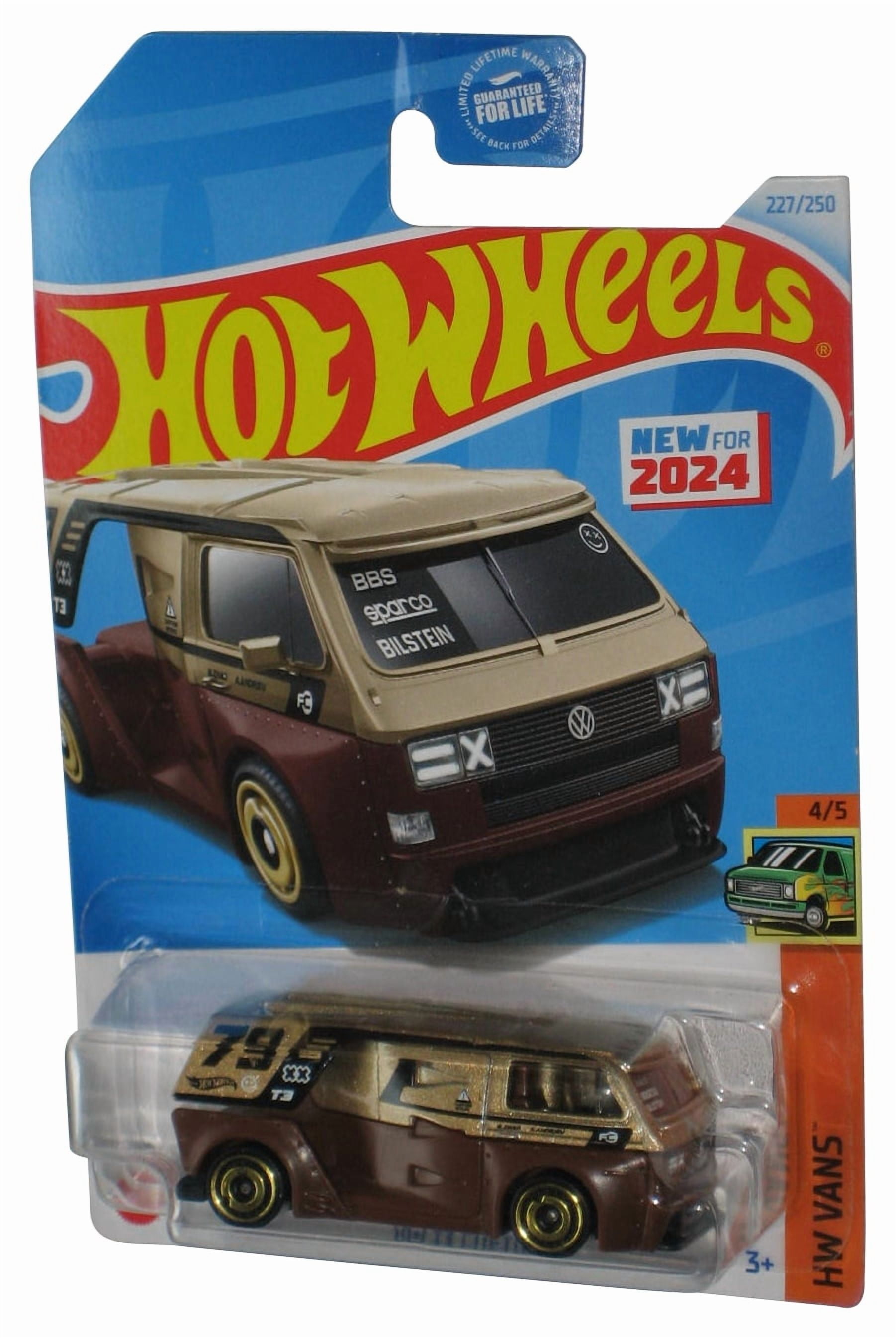 Hot Wheels HW Vans (2024) Tan & Brown VW T3 Custom Toy Van 227/250 ...