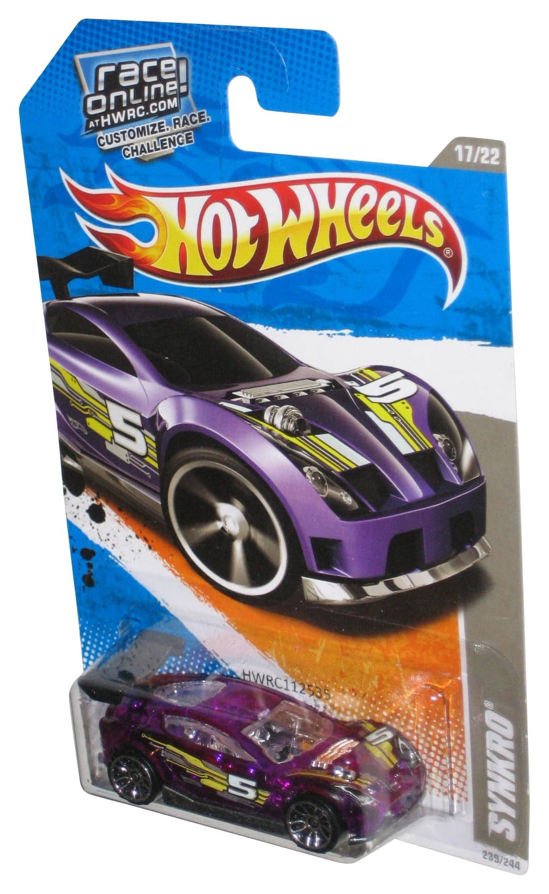 Hot Wheels HW Video Game Heroes 17/22 (2010) Purple Synkro Car 239/244 ...