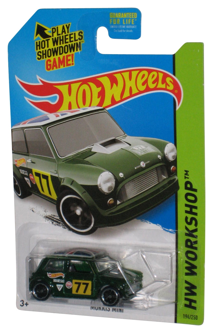 Hot Wheels HW Workshop (2013) Green Morris Mini Toy Car 194/250 ...