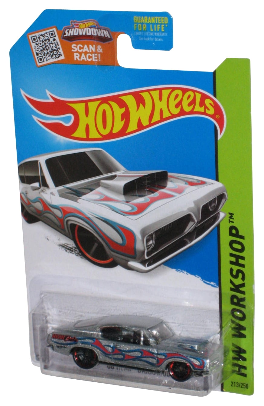 Hot Wheels HW Workshop (2013) Silver '68 Hemi Barracuda Toy Car 213/250 ...
