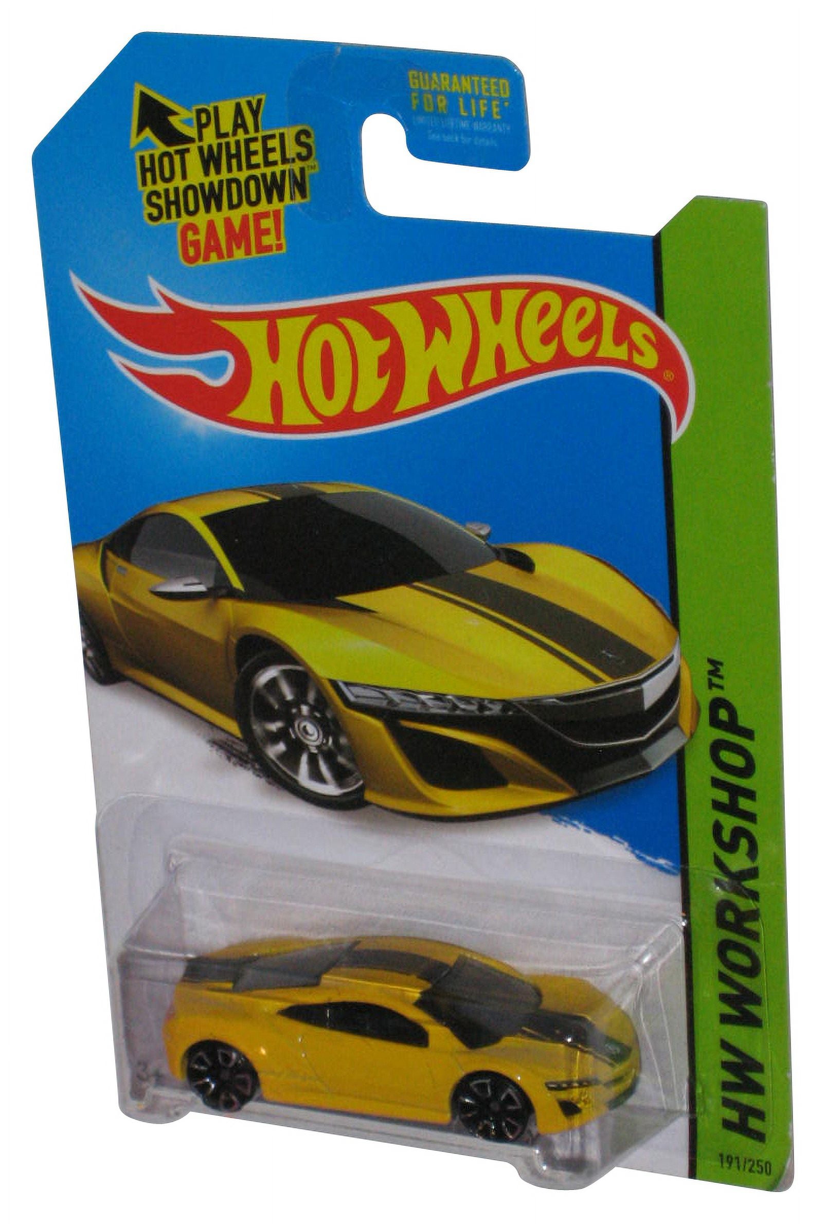 Hot Wheels HW Workshop (2013) Yellow '12 Acura NSX Concept Toy Car 191/ ...