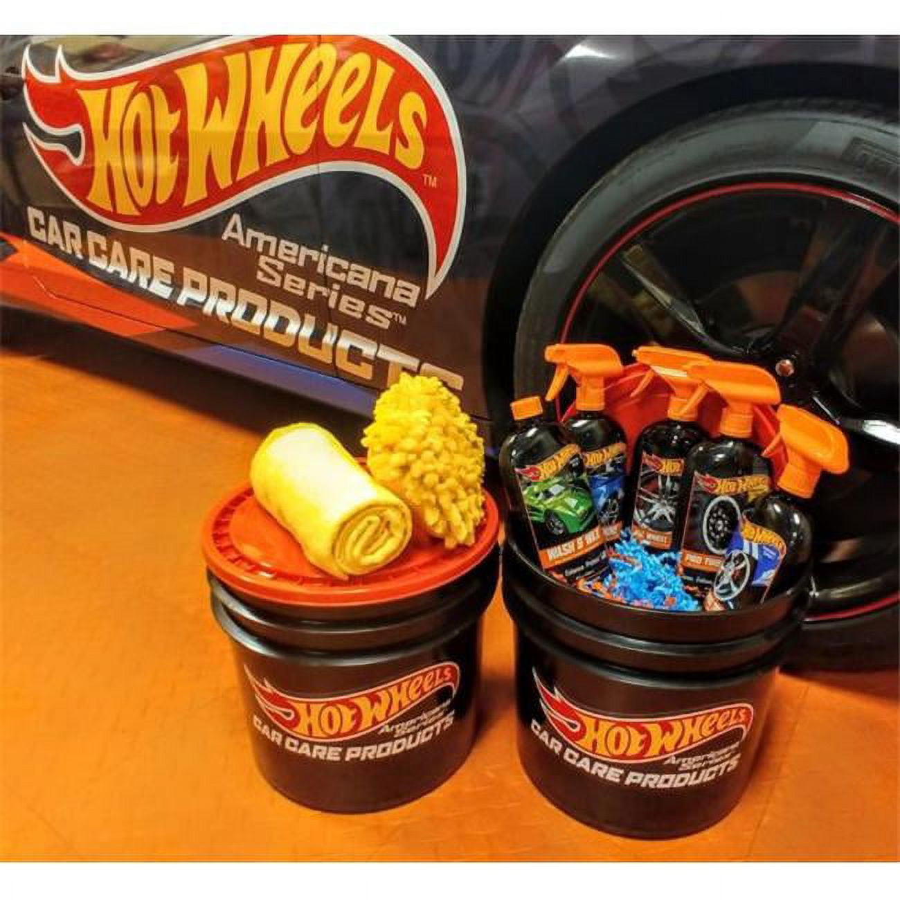 Hot Wheels HWCBUKIT Collectors Bucket Wash Kit - Walmart.com