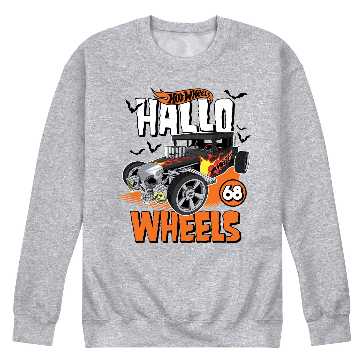 Hot Wheels - Hallo Wheels - Men's Crew Fleece Sweatshirt - Walmart.com