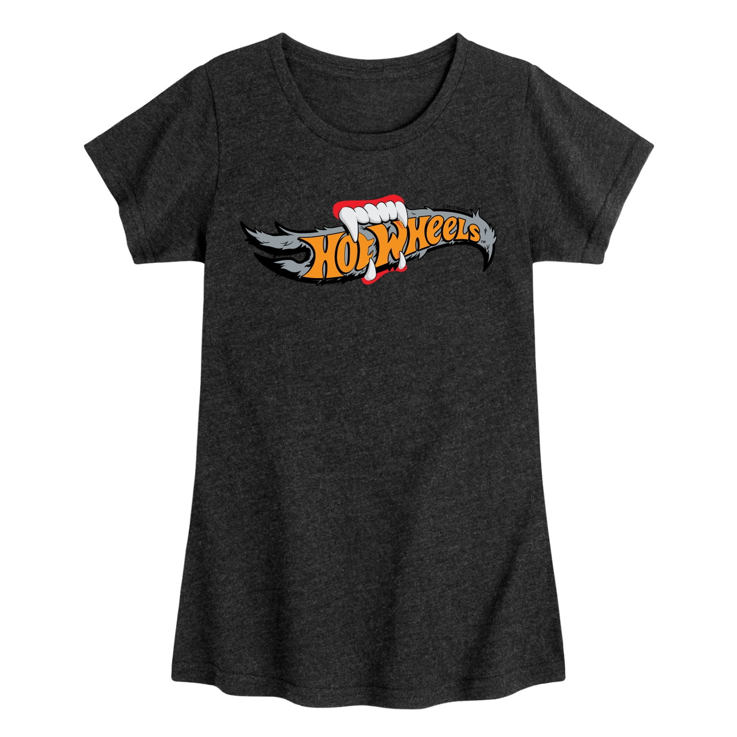 Hot Wheels - Halloween - Logo Bitten With Fangs - Toddler & Youth Girls ...