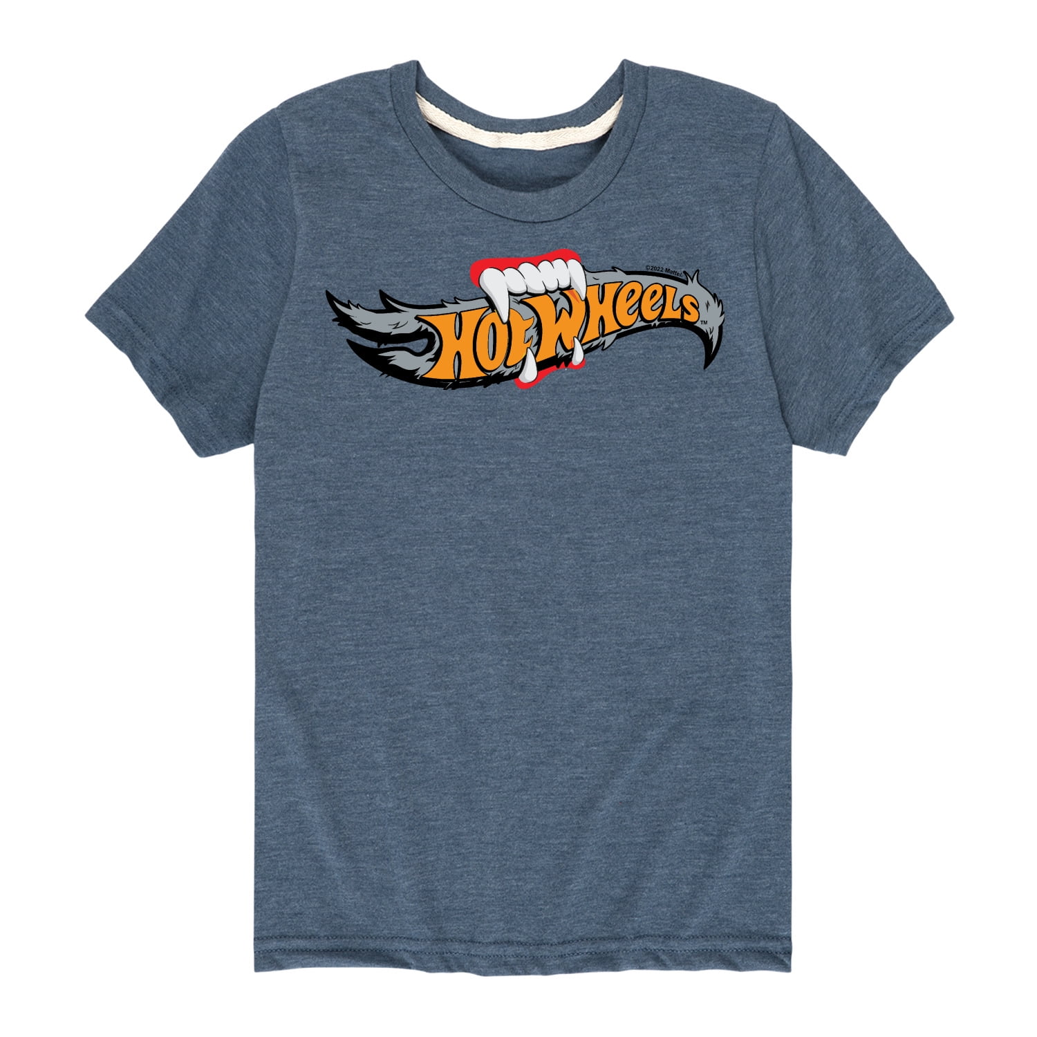 Hot Wheels - Halloween - Logo Bitten With Fangs - Toddler & Youth Short ...