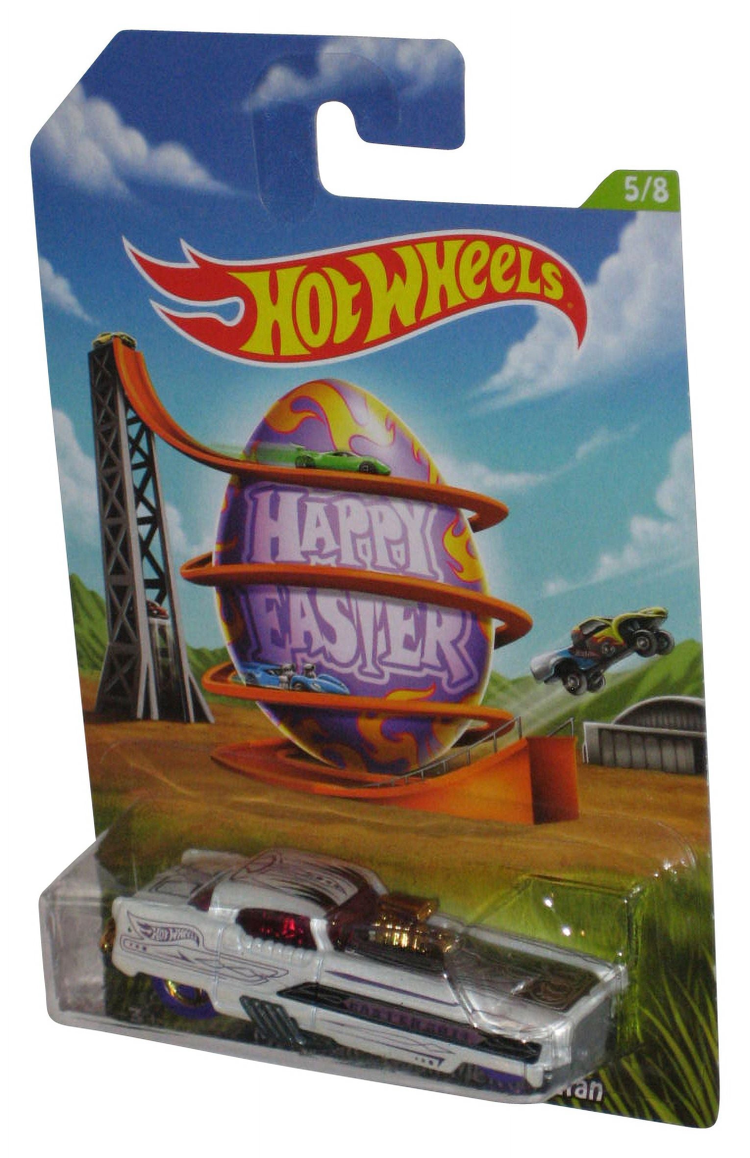 Hot Wheels Happy Easter Metrorail Nash Metropolitan White Toy Car 5/8 ...