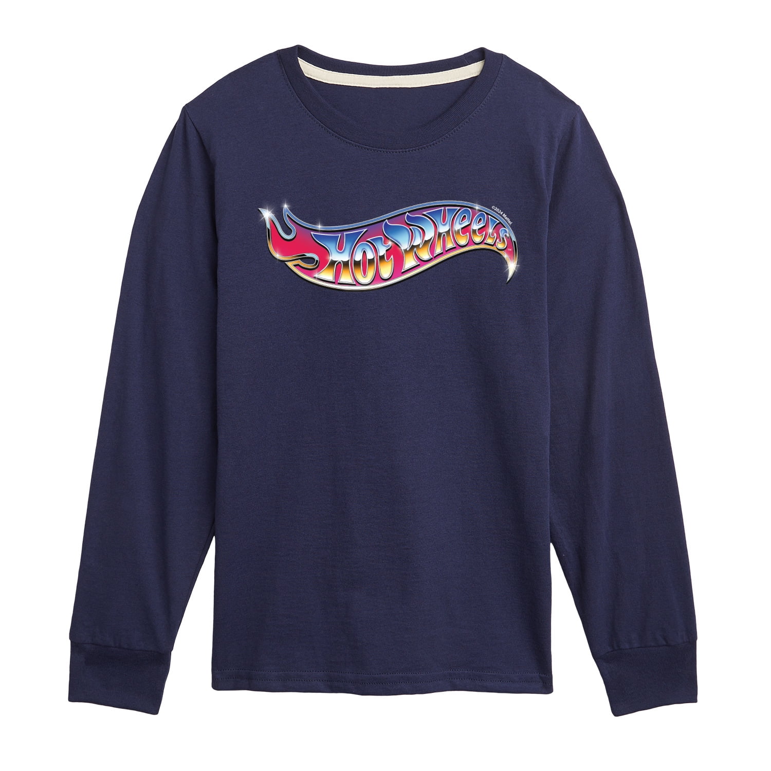 Hot Wheels - Hot Wheels 80S Logo - Youth And Toddler Long Sleeve T ...