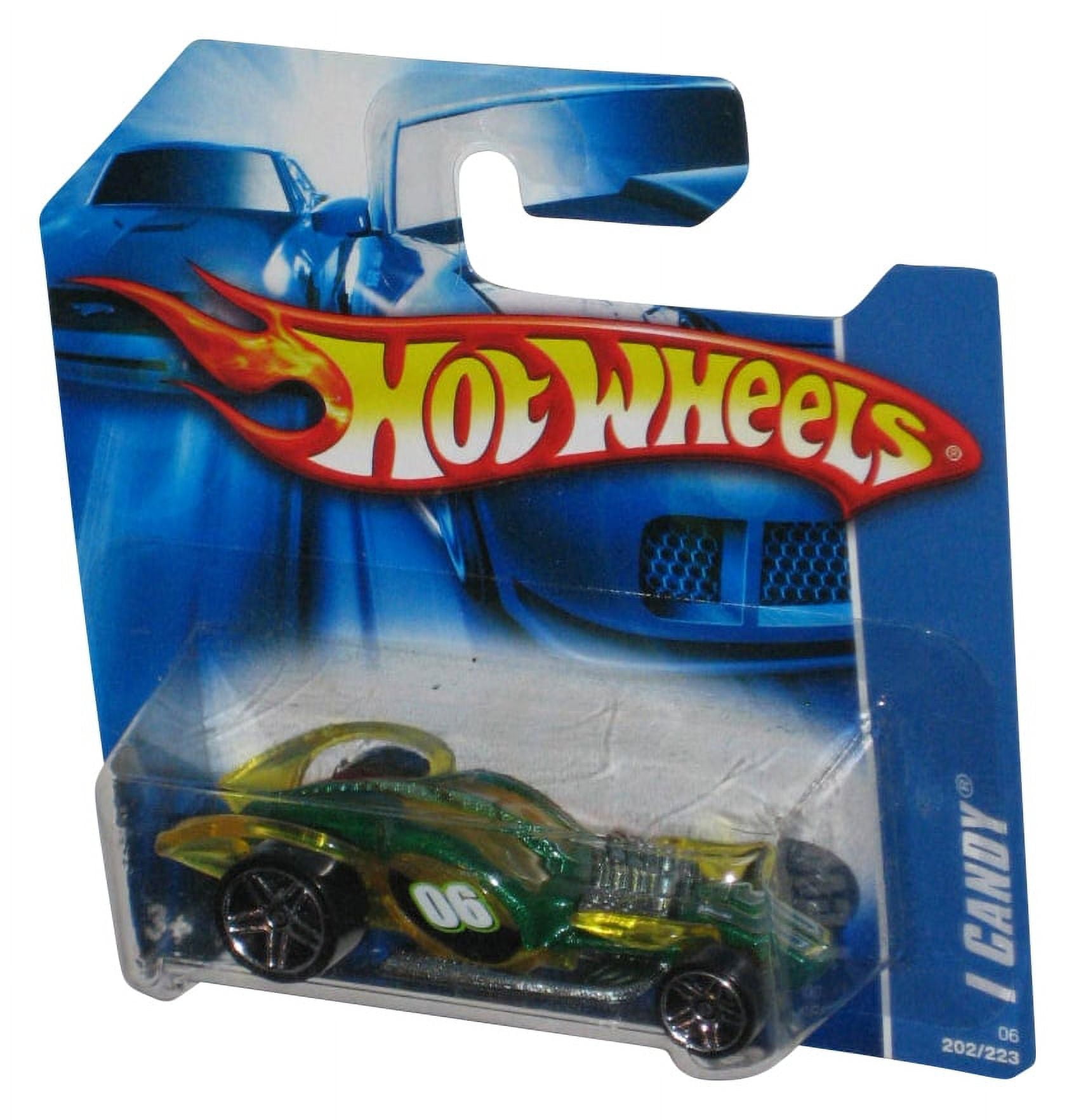 Hot Wheels I Candy (2006) Mattel Yellow & Green Toy Car 202/223 ...