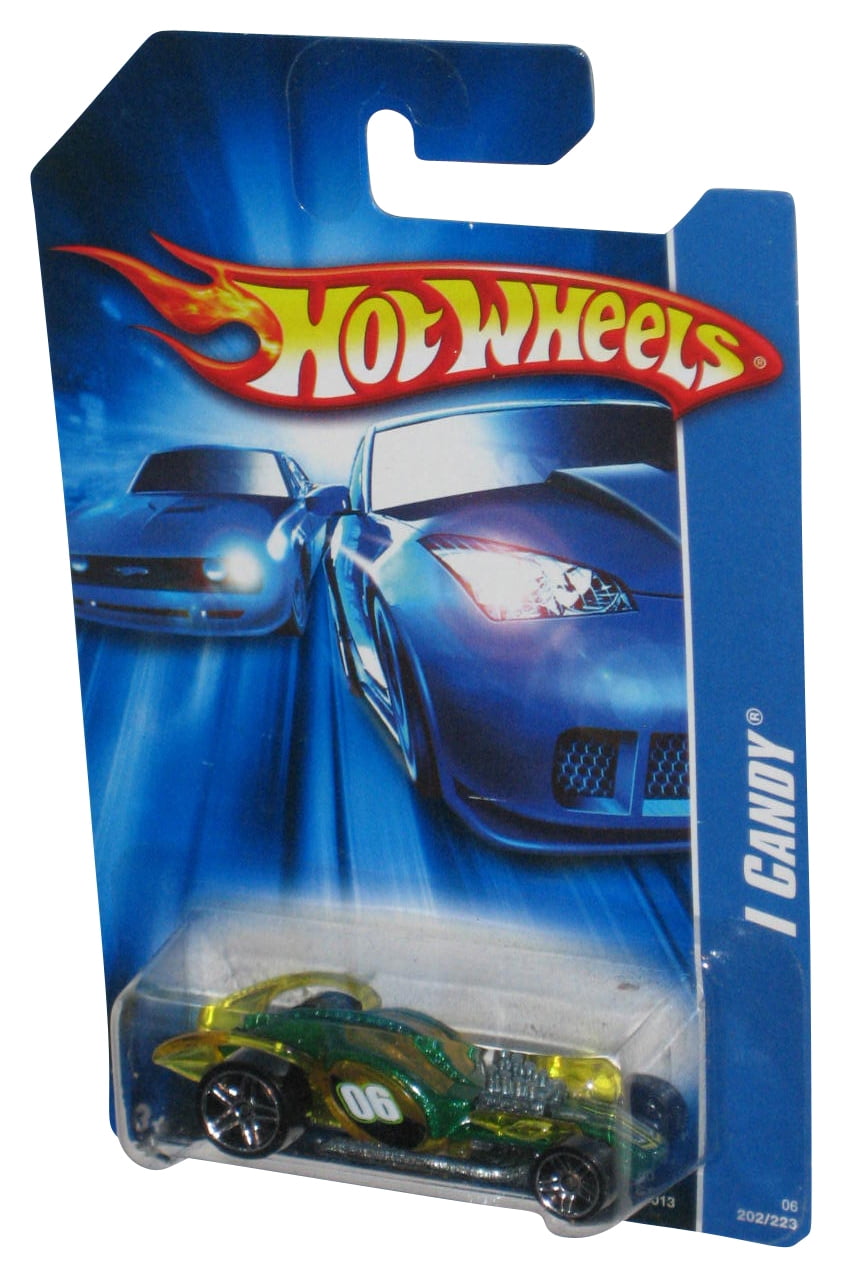 Hot Wheels I Candy (2006) Mattel Yellow & Green Toy Car 202/223 ...