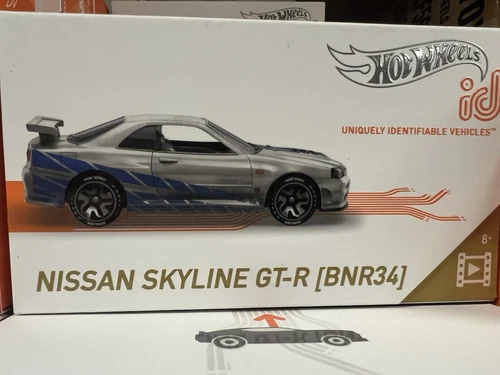 Hot Wheels ID Cars Screen Time Fast & Furious Nissan Skyline GT-R BNR34 ...