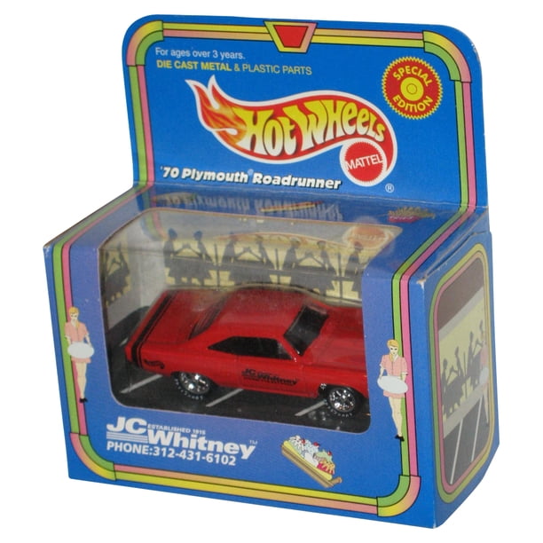 Hot Wheels JC Whitney Red '70 Plymouth Roadrunner (1999) Special ...