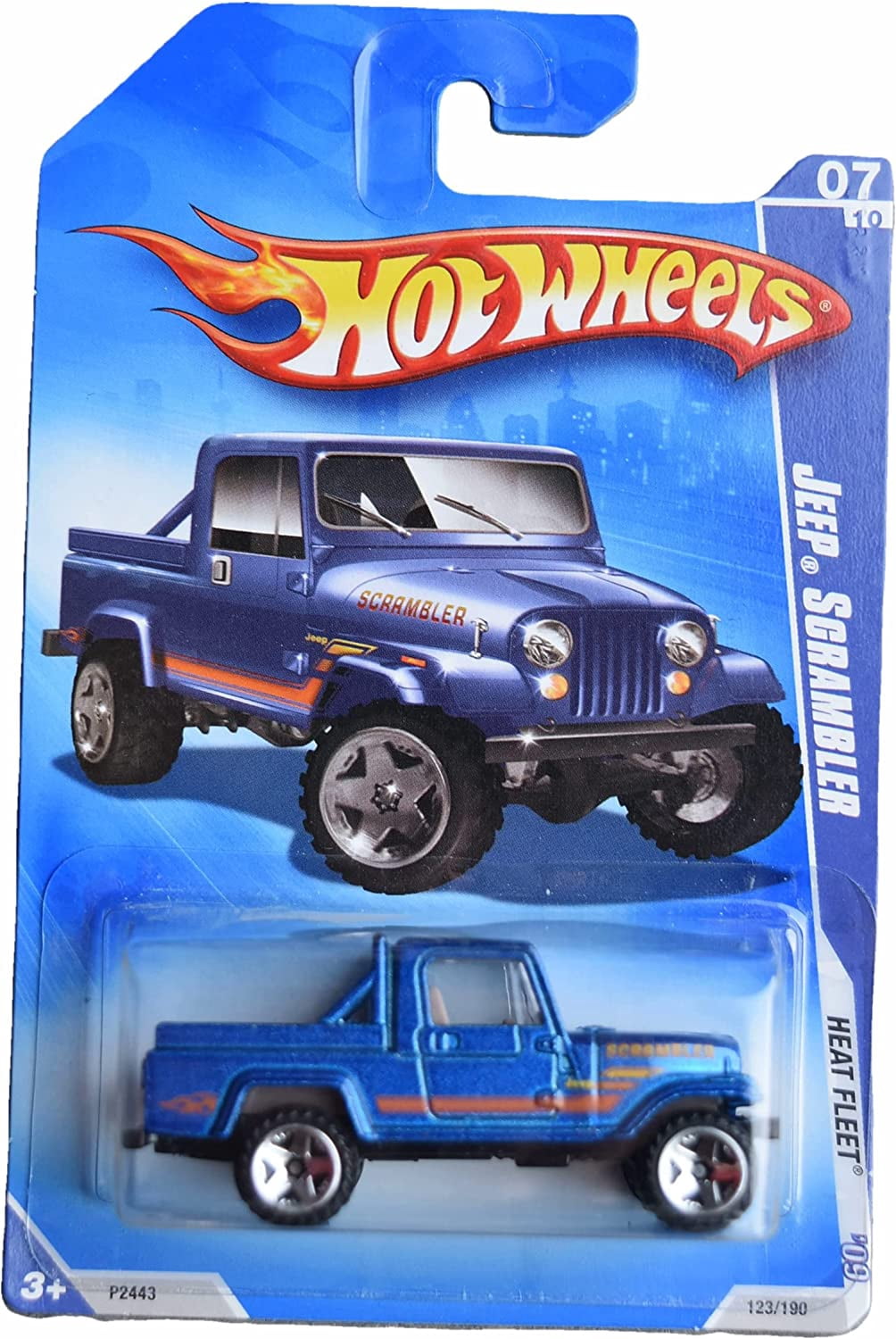 Hot Wheels Jeeps Scrambler, Heat Fleet '09 7/10, Blue - Walmart.com