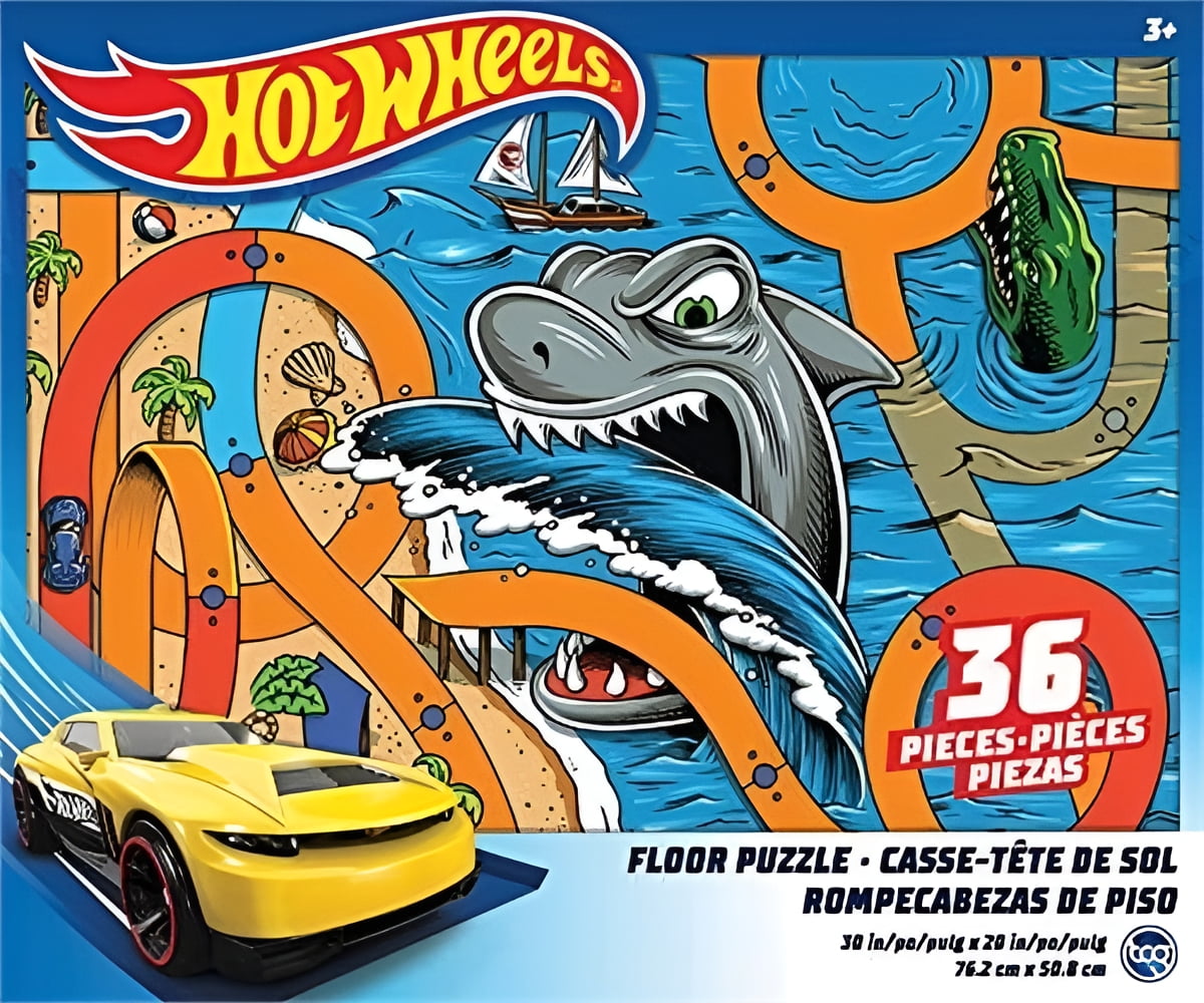 Hot Wheels Kids Floor Puzzle - Walmart.com