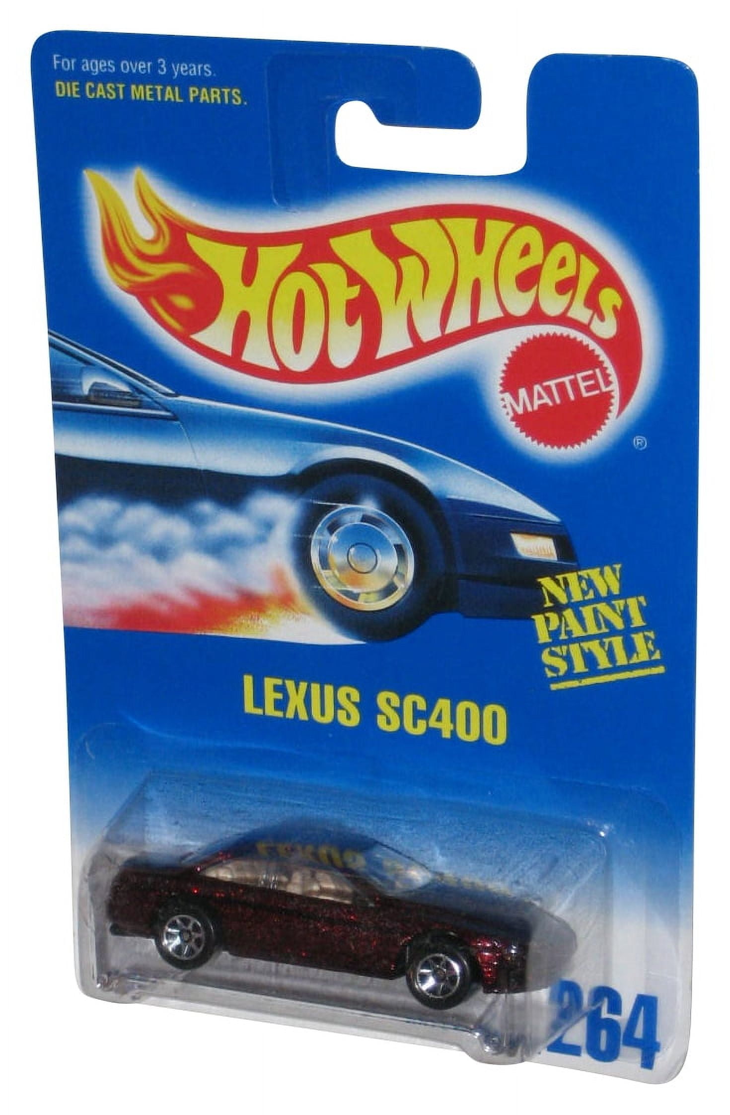 Hot Wheels Lexus SC400 (1991) New Paint Style Red Toy Car #264 - (7 ...