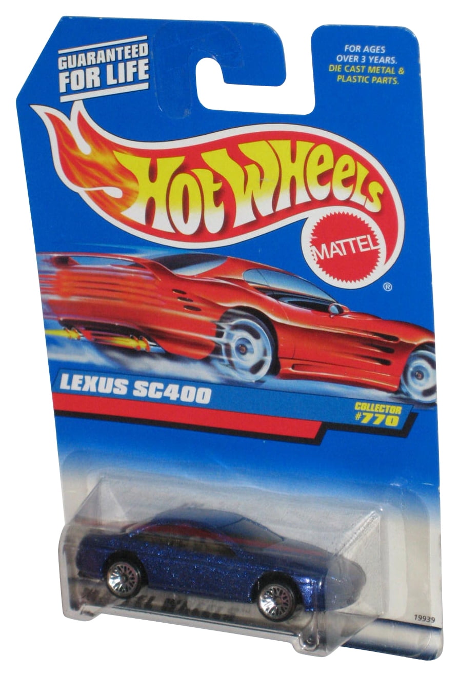 Hot Wheels Lexus SC400 (1997) Mattel Blue Die-Cast Toy Car #770 ...