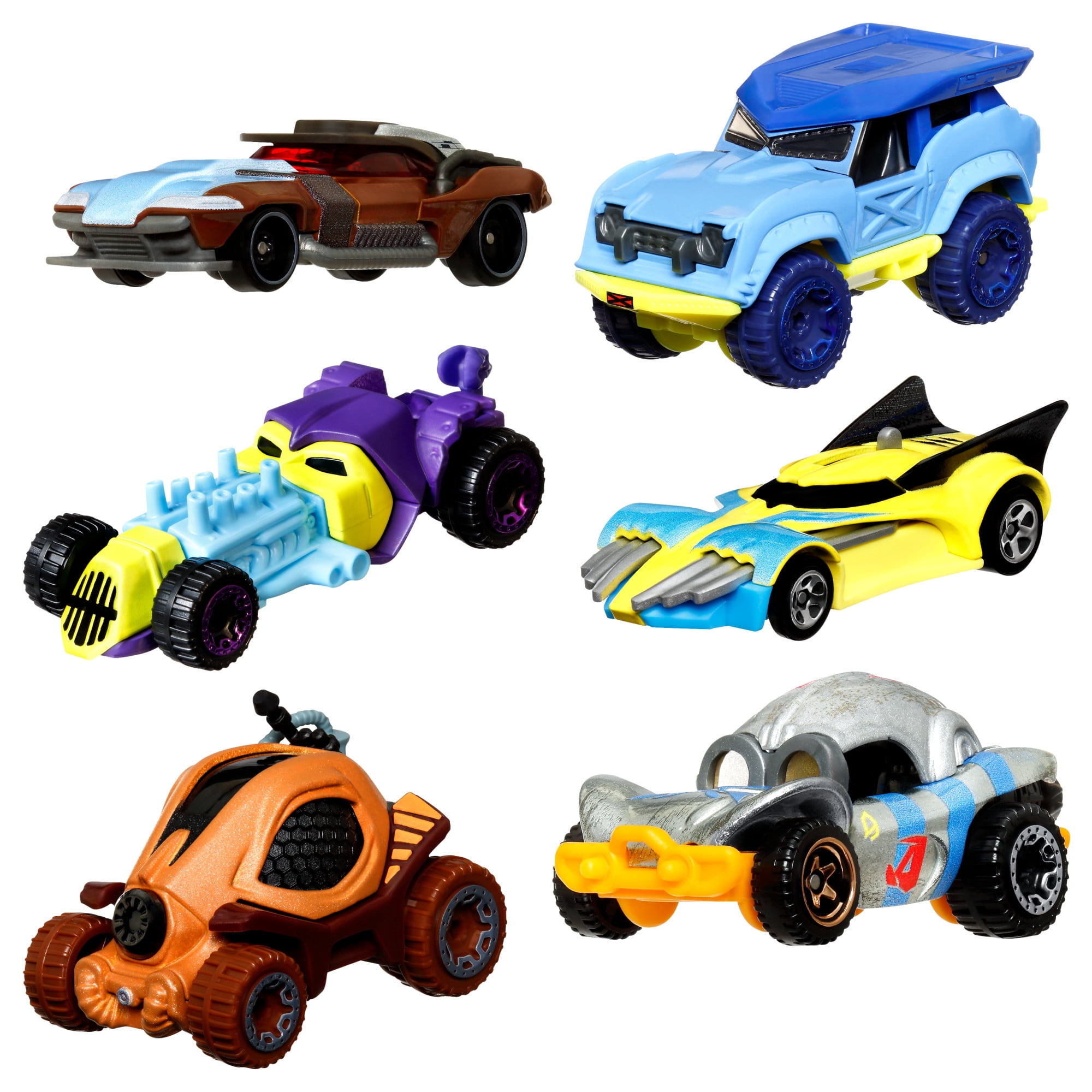 Hot Wheels Licensed Blockbuster Character Toy Car in 1:64 Scale (Styles ...