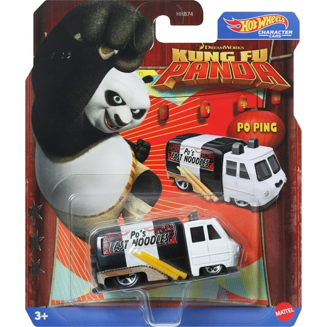 Hot Wheels Licensed Character Car (Disney Kung Fu Panda Po Ping), Gift ...