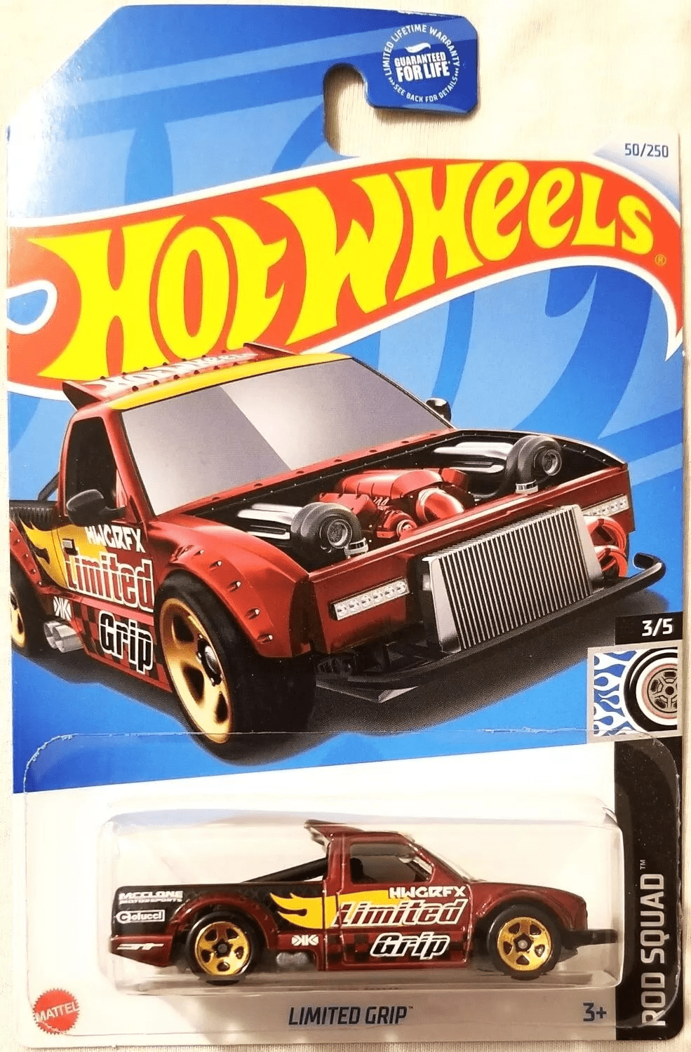 Hot Wheels Limited Grip 50/250 Rod Squad 3/5 - Walmart.com