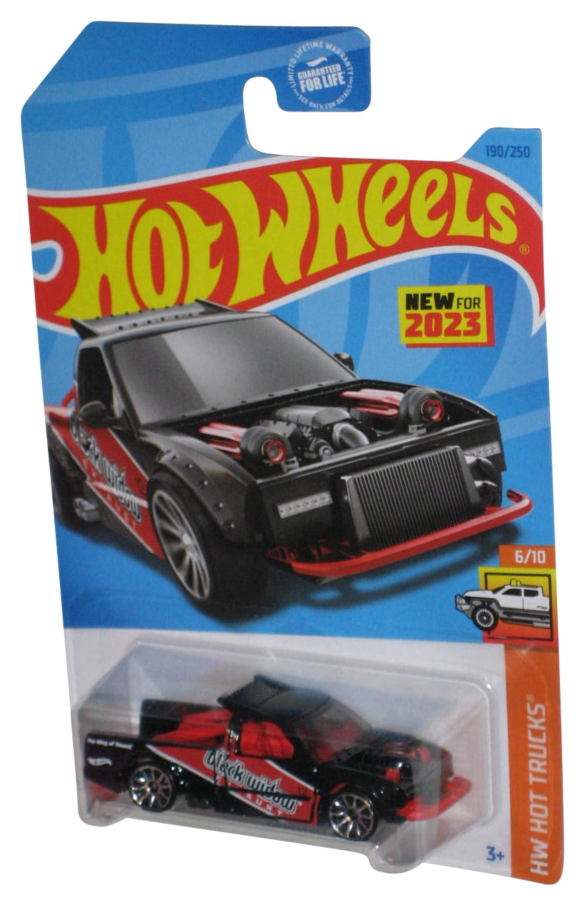 Mattel Hot Wheels HW Trucks 6/10 Black & Red Limited Grip Toy Car for 3 ...