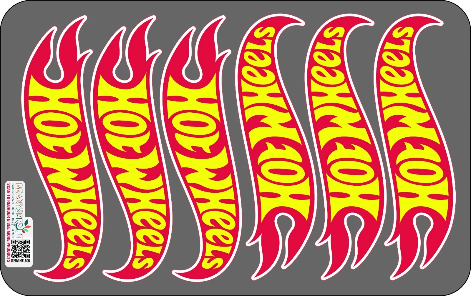 Hot Wheels Decals