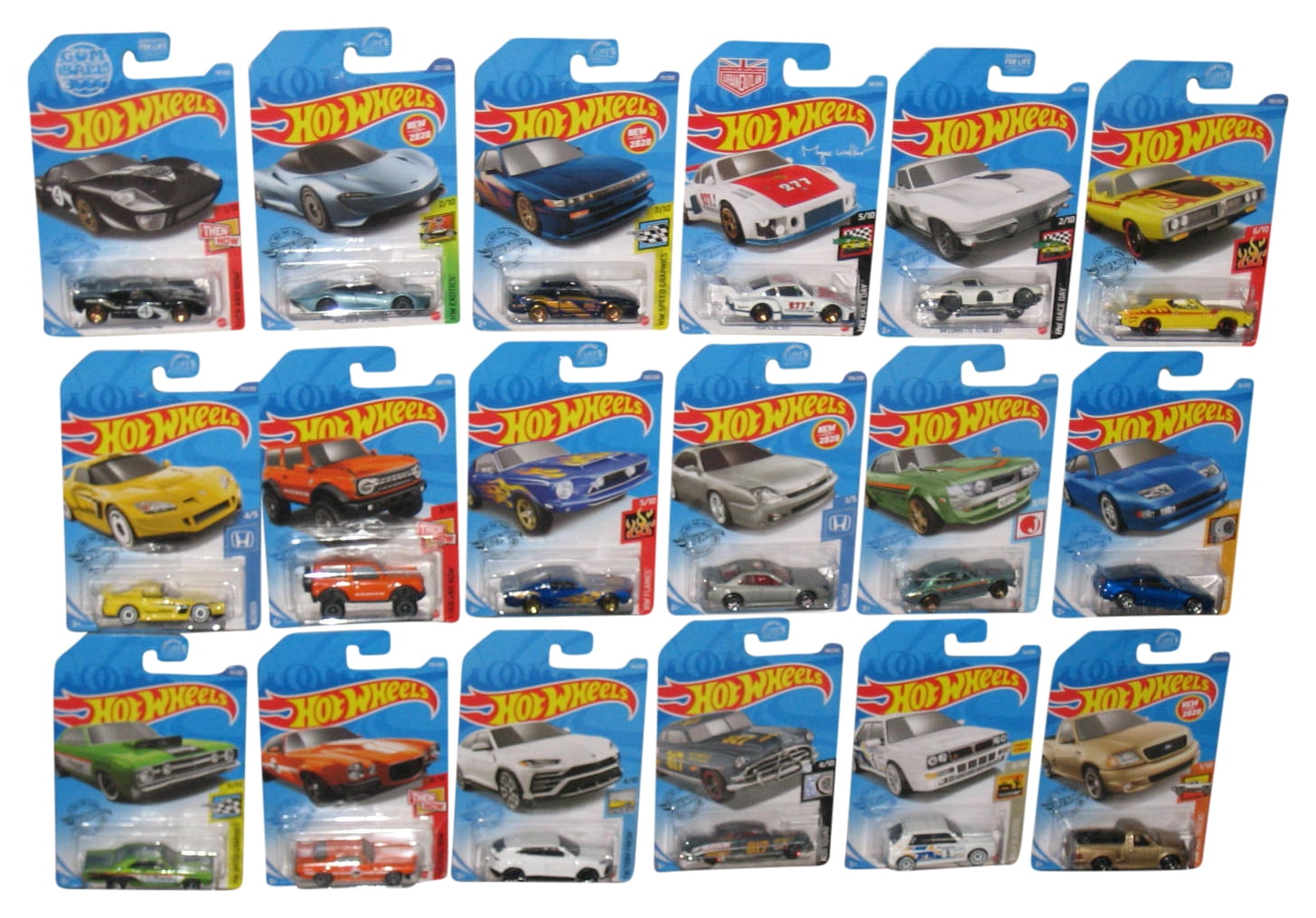 Hot Wheels Lot of 18 Cars - (Dodge Charger, Porsche 935, McLaren ...