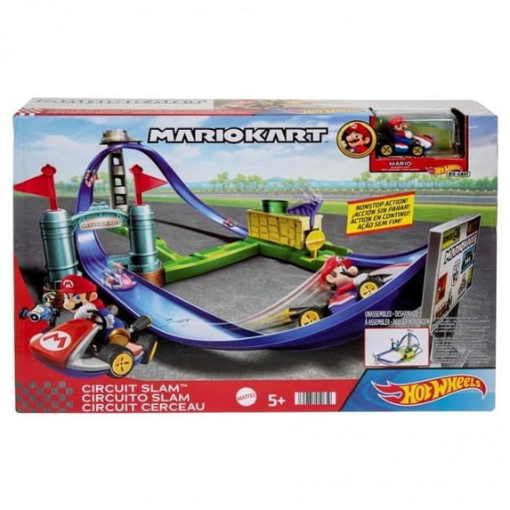 Hot Wheels Mario Kart Circuit Slam Toy, Set of 3 - Walmart.com