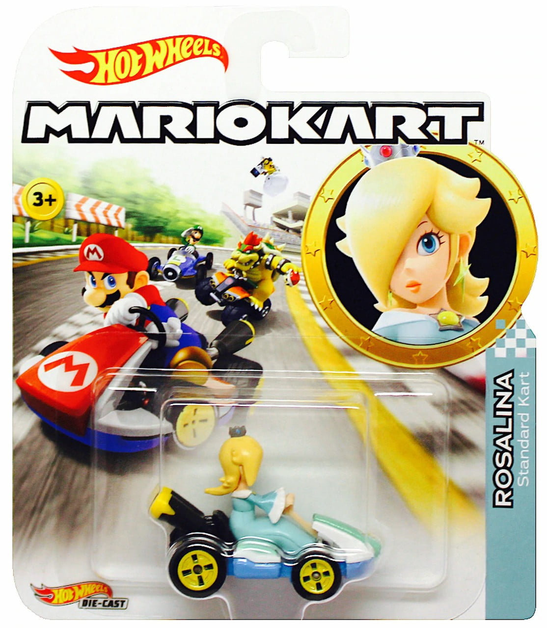 Hot Wheels Mario Kart Die-Cast Cars Assortment with Iconic Characters ...