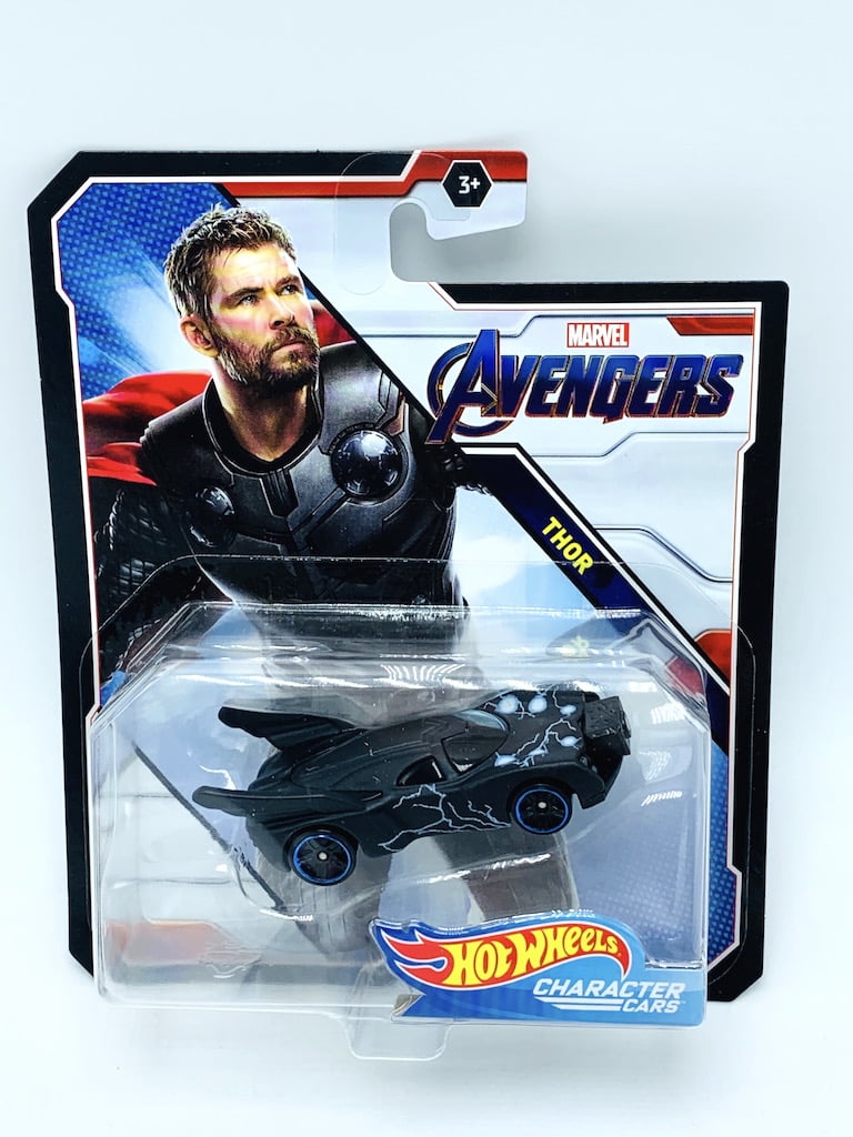 Hot Wheels Marvel Avengers THOR Character Car Diecast 1:64 Scale ...