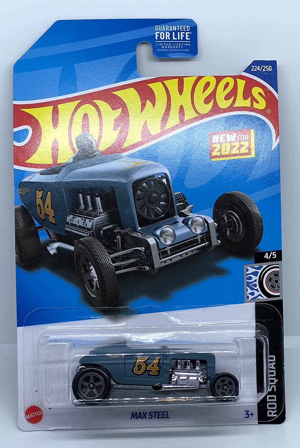 Hot Wheels Max Steel (Gray) 2022 Rod Squad - Walmart.com
