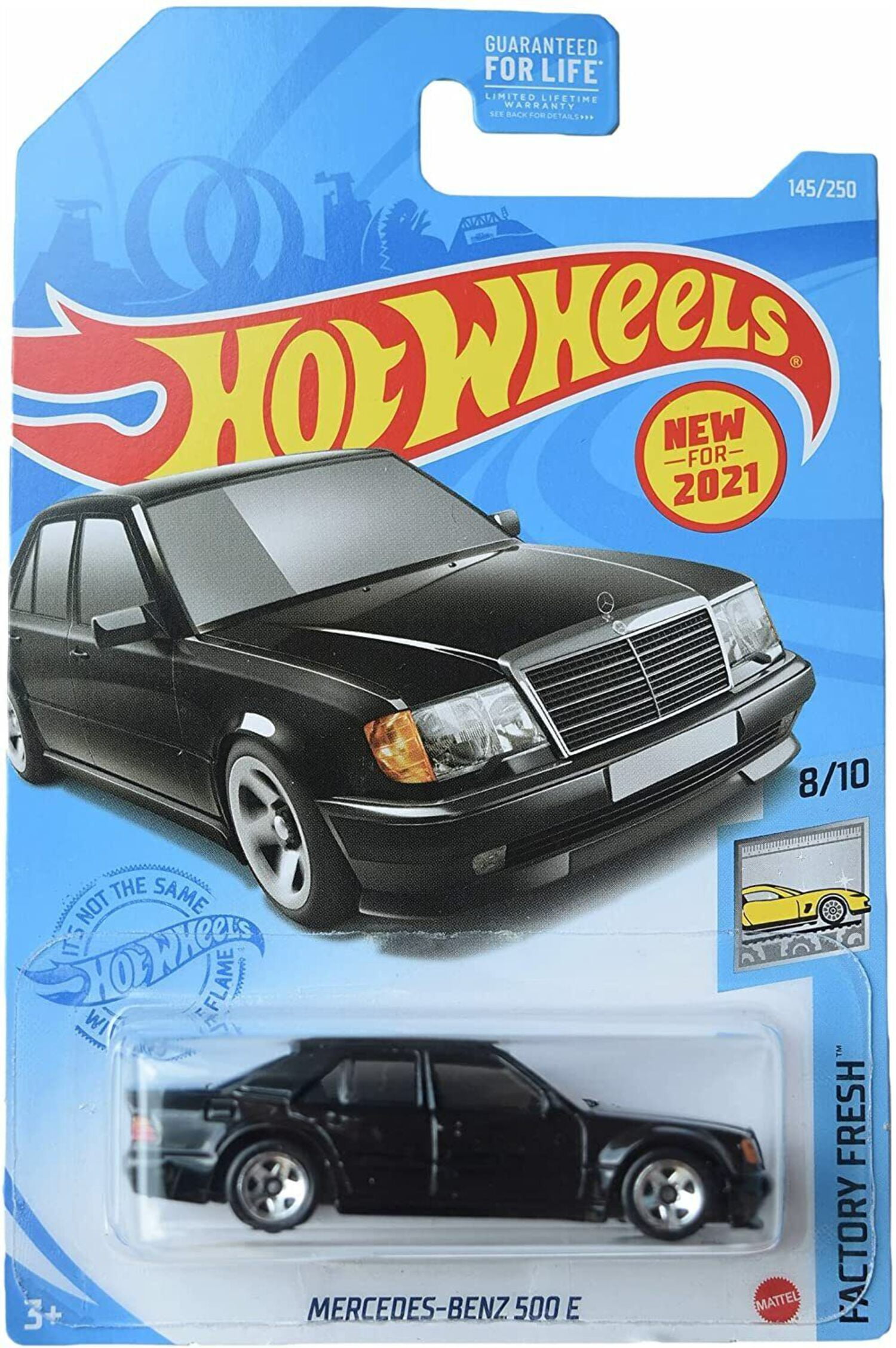 Hot Wheels Mercedes-Benz 500 E (Black) 2021 Factory Fresh - Walmart.com