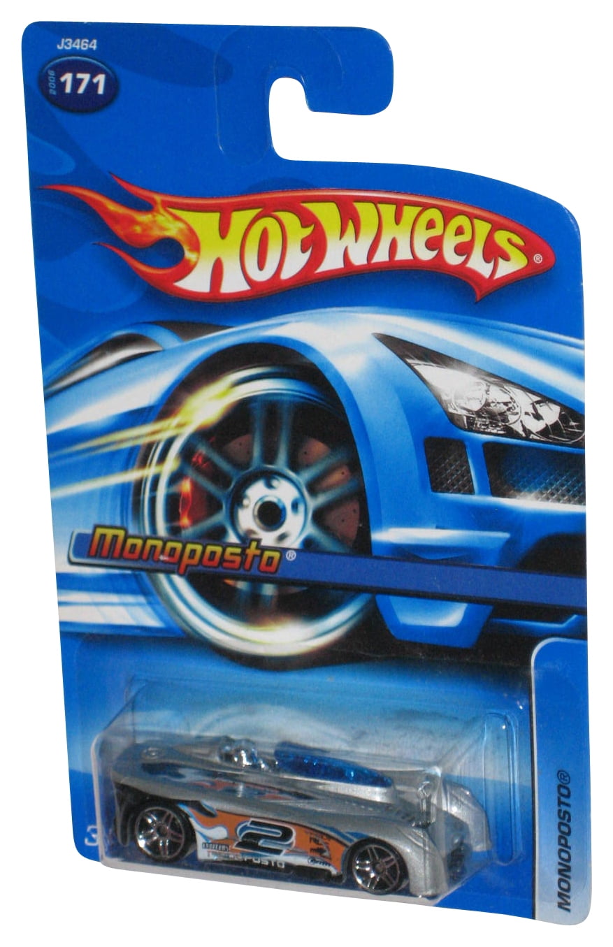 Hot Wheels Monoposto (2006) Mattel Silver Die-Cast Toy Car #171 ...