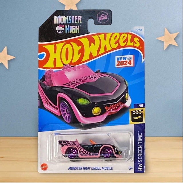 Hot Wheels Monster High Ghoul Mobile 3/250 HW Screen Time 1/10 ...
