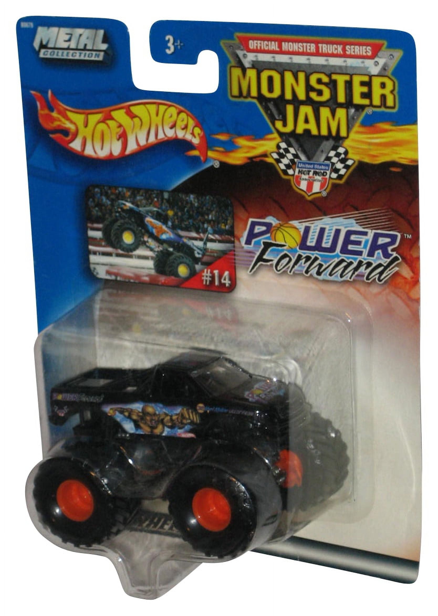 Hot Wheels Monster Jam (2002) Power Forward Black Toy Truck #14 ...