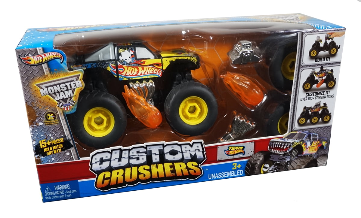 Hot Wheels Monster Jam Custom Crushers Firestorm Truck - Walmart.com