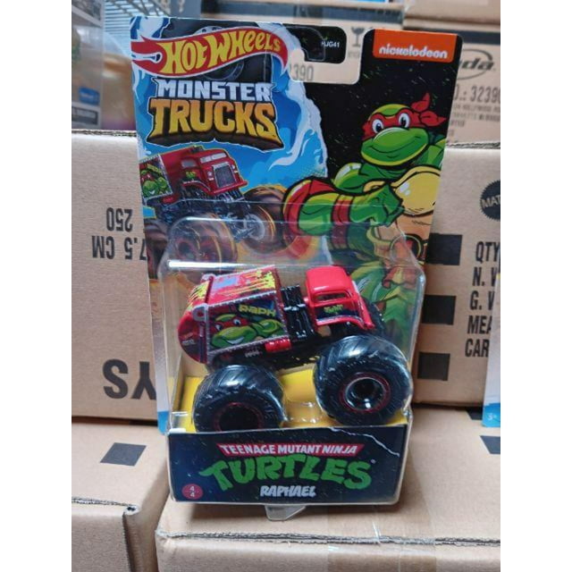 Hot Wheels Monster Truck TMNT Teenage Mutant Ninja Turtles RAPHAEL ...
