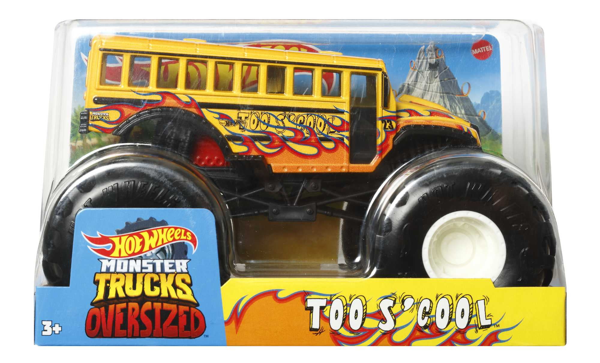 Hot Wheels Monster Trucks 1:24 Scale Vehicles, Collectible Die-Cast Toy ...
