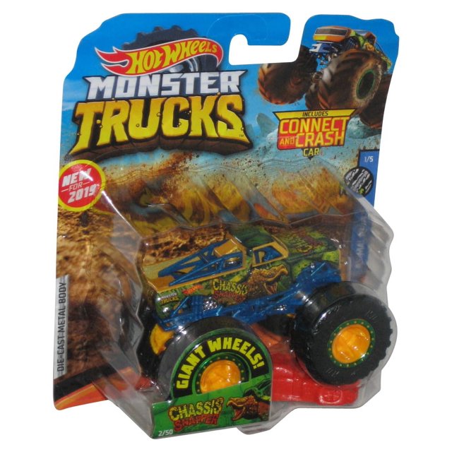 Hot Wheels Monster Trucks (2018) Chassis Snapper Animal Attack 1/5 Toy ...