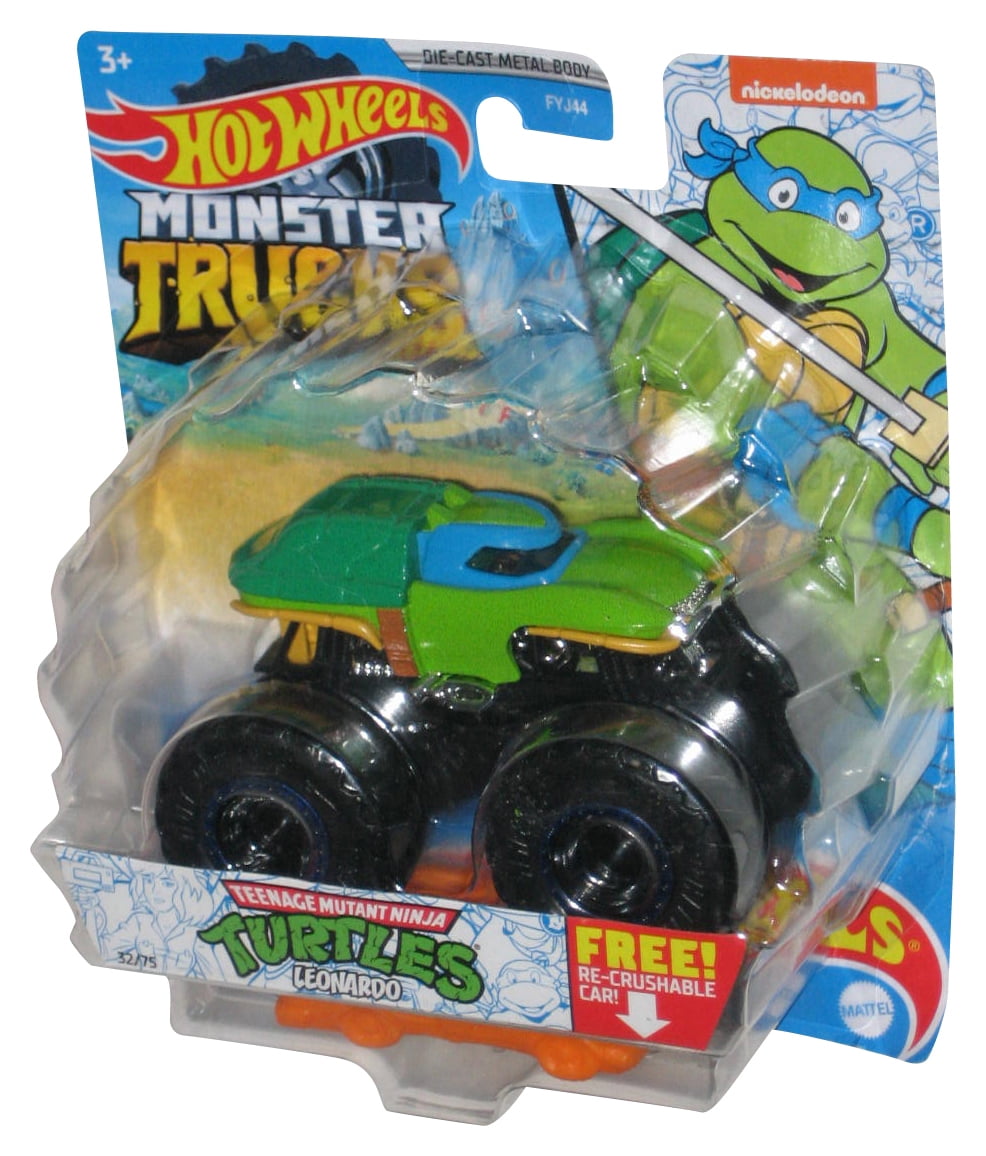 Hot Wheels Monster Trucks (2020) Teenage Mutant Ninja Turtles Leonardo ...
