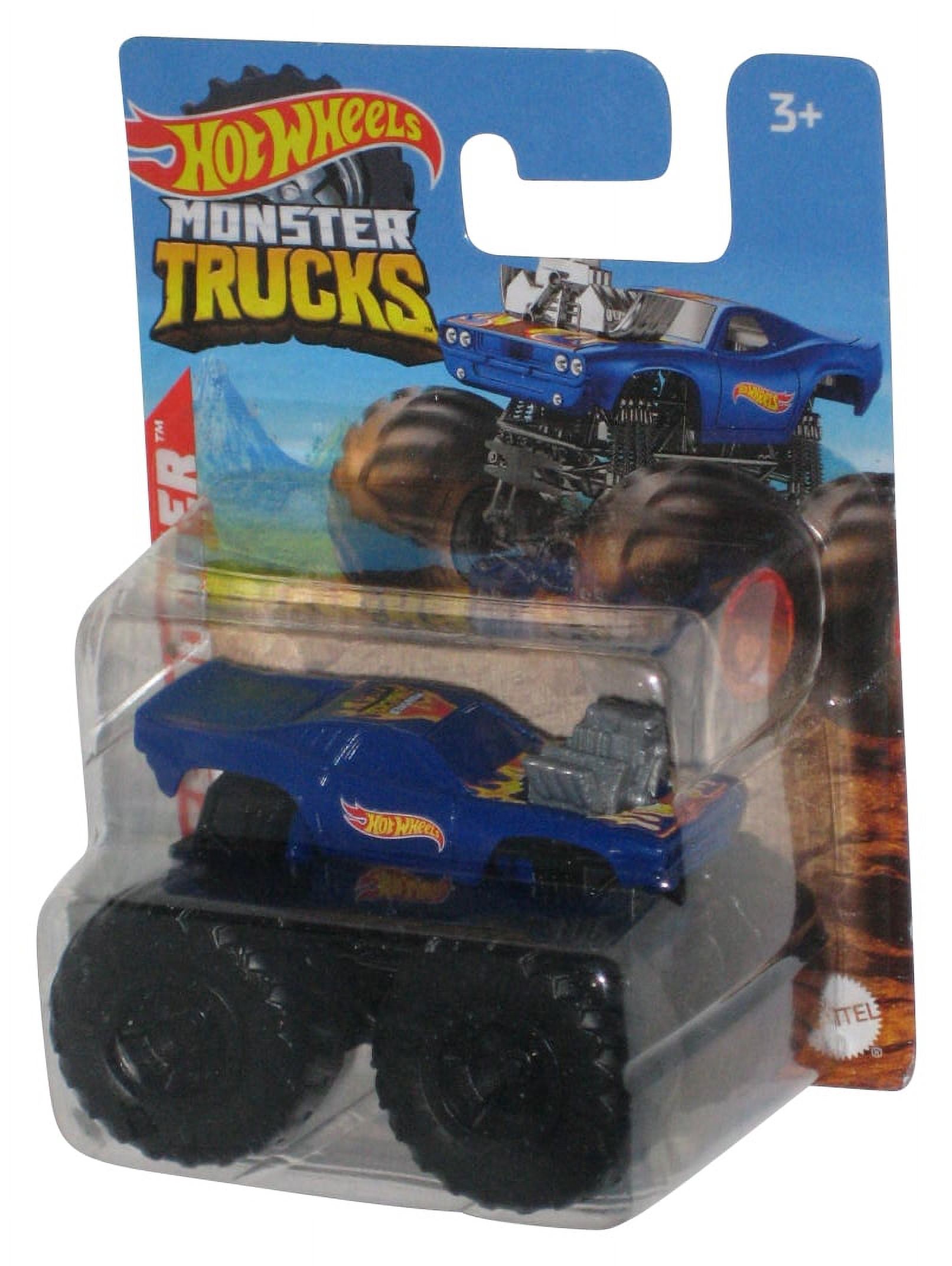 2021 Mattel Hot Wheels Monster Trucks, Rodger Dodger Blue Mini Toy Car ...