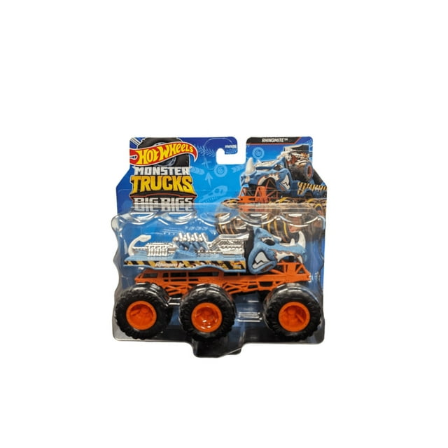 Hot Wheels Monster Trucks Big Rigs Rhinomite - Walmart.com