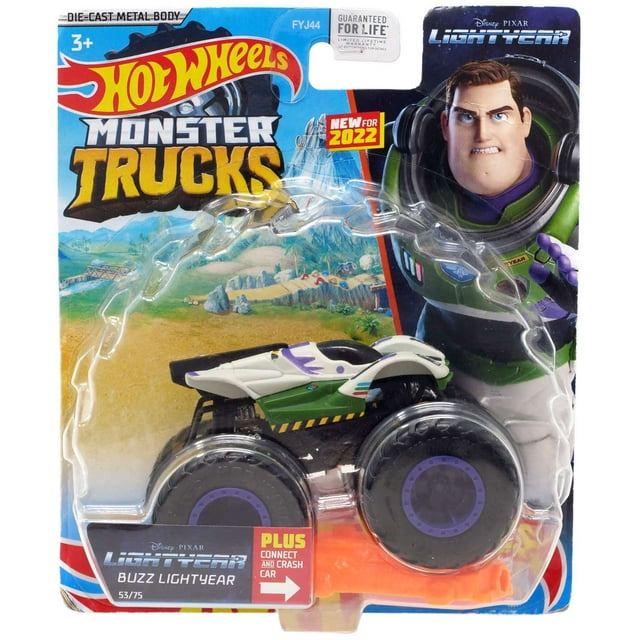 Hot Wheels Monster Trucks Buzz Lightyear Vehicle - Walmart.com